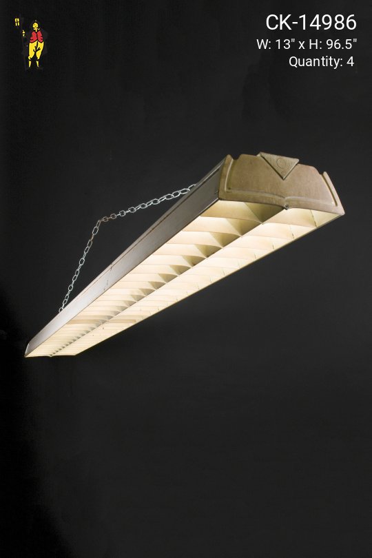 8' T12 Mid Century Four Bulb Fluorescent | Fluorescents | Collection ...