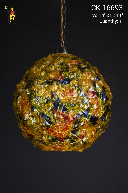 Multicolor Mid Century Hanging Globe | Hanging Fixtures | Collection ...