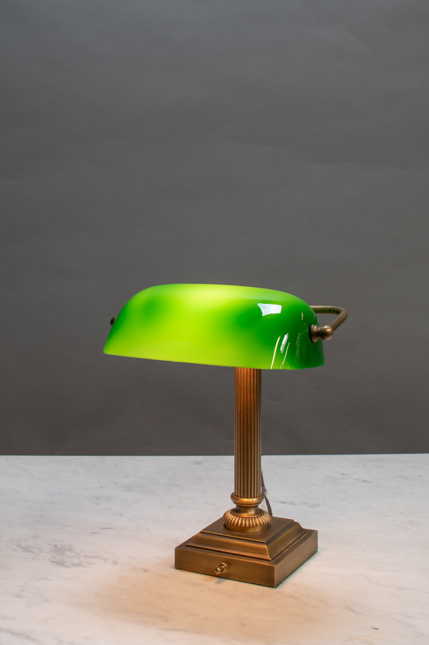 Brass Banker's Lamp | Table Lamps | Collection | City Knickerbocker ...