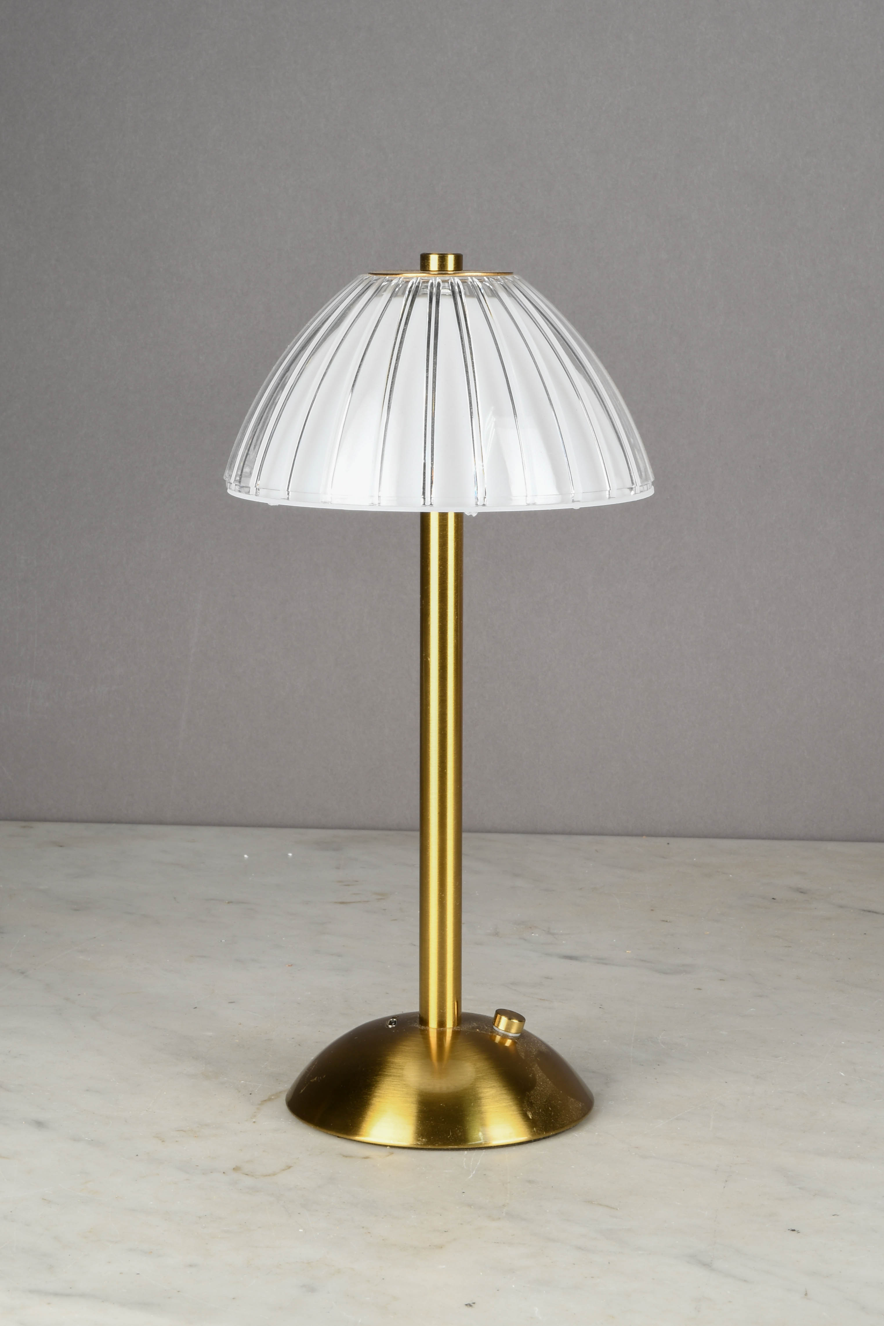 Brass Modern Battery Operated/LED Cafe Table Lamp | Cafe Table Lamps ...