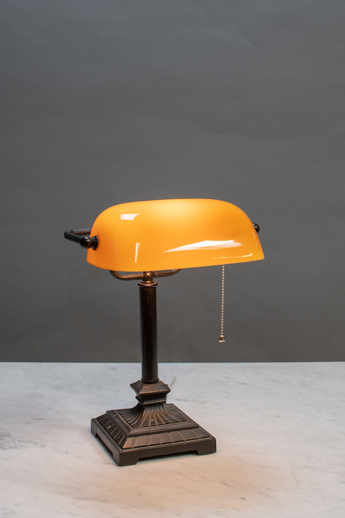 Bronze Banker's Lamp | Desk Lamps | Collection | City Knickerbocker ...