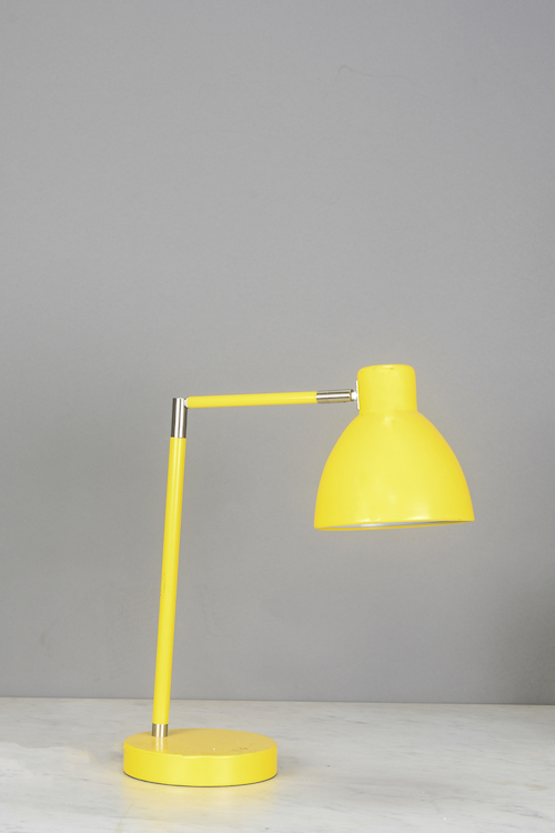 Yellow Mid Century Task Lamp | Desk Lamps | Collection | City ...