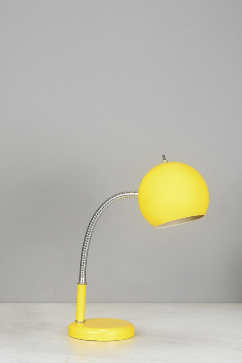 Yellow Mid Century Modern Gooseneck Desk Lamp | Desk Lamps | Collection ...