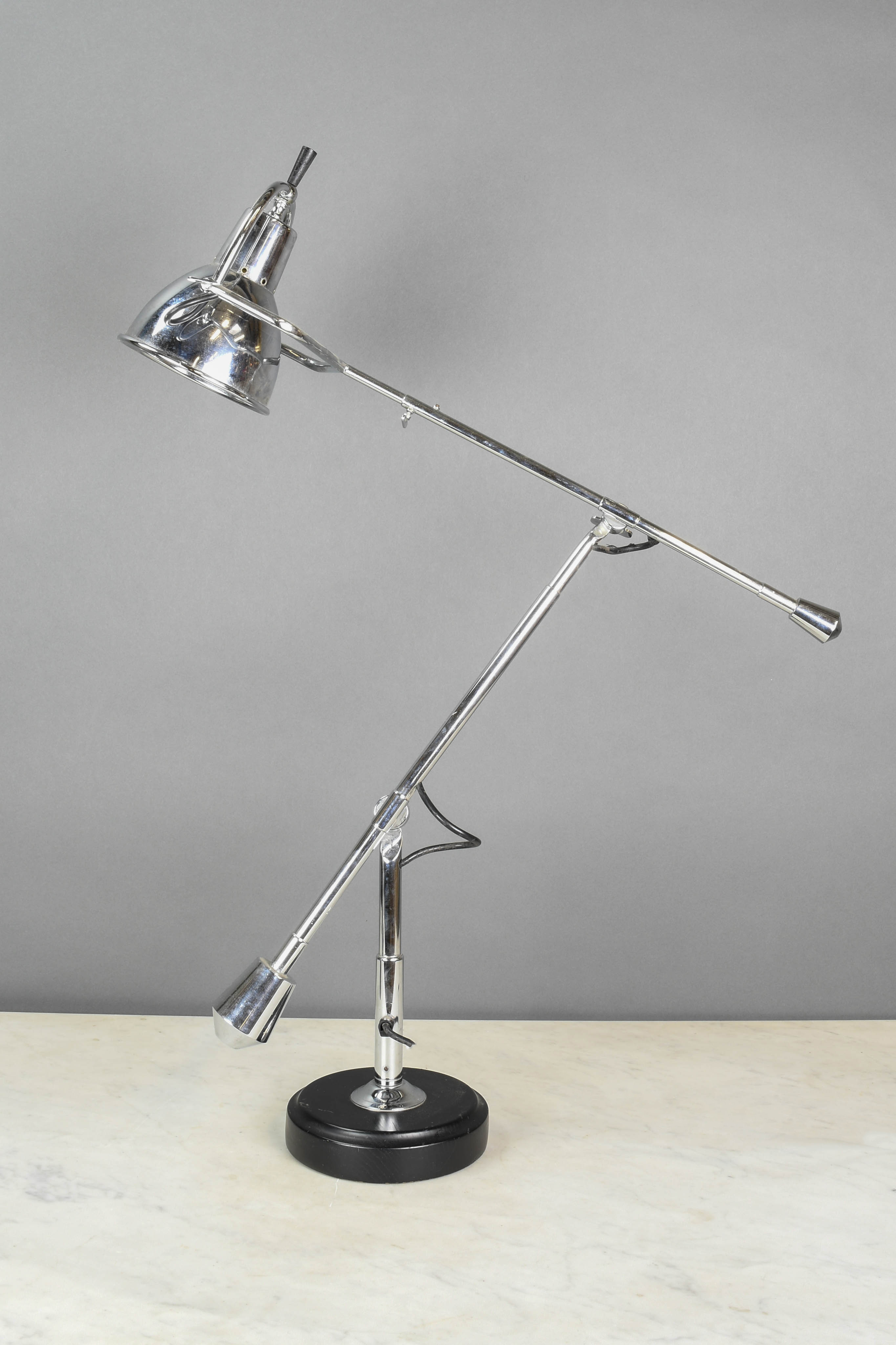 Large Polished Chrome Modern Desk Lamp | Desk Lamps | Collection | City ...
