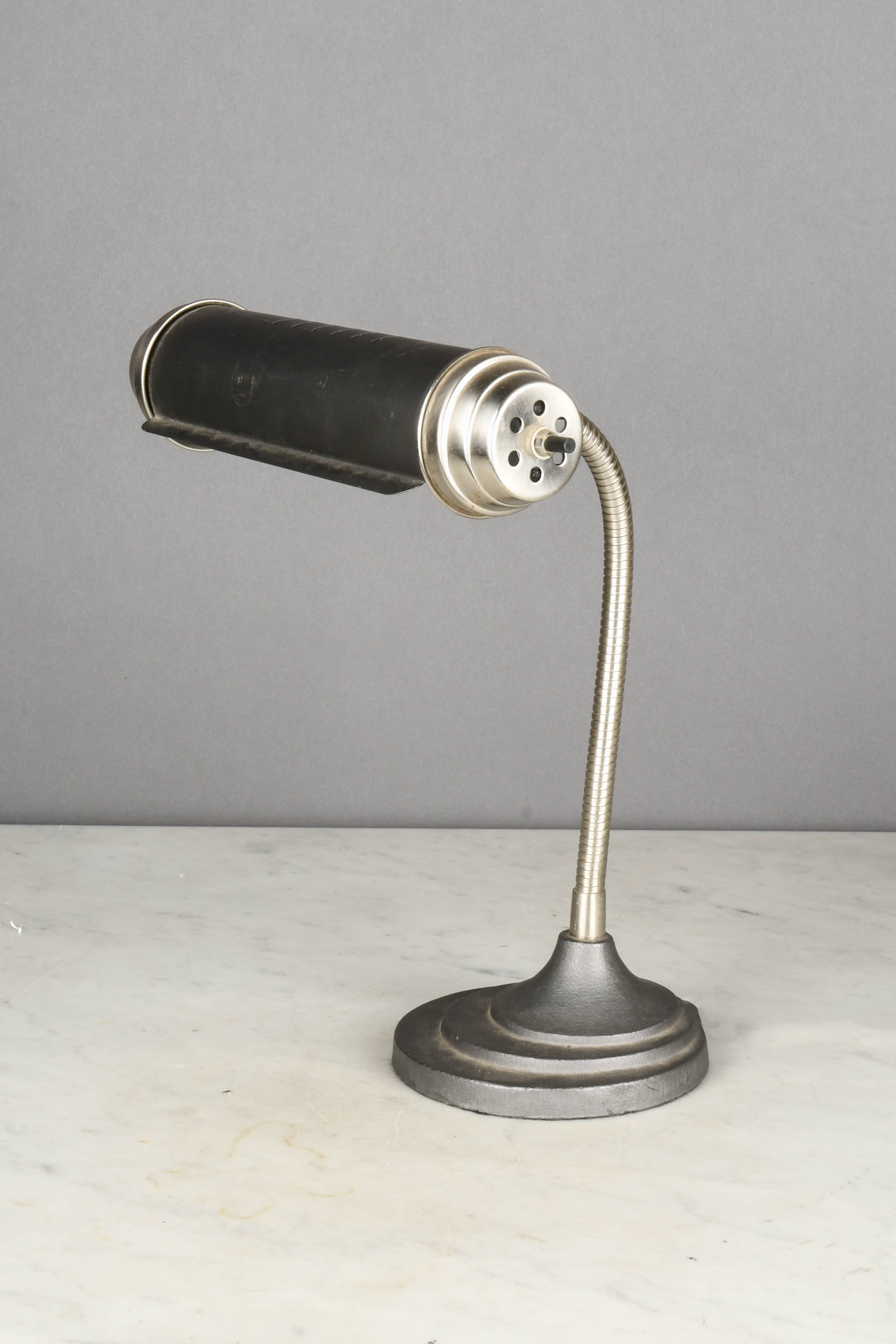 Black Gooseneck Metal Shaded Desk Lamp | Desk Lamps | Collection | City ...