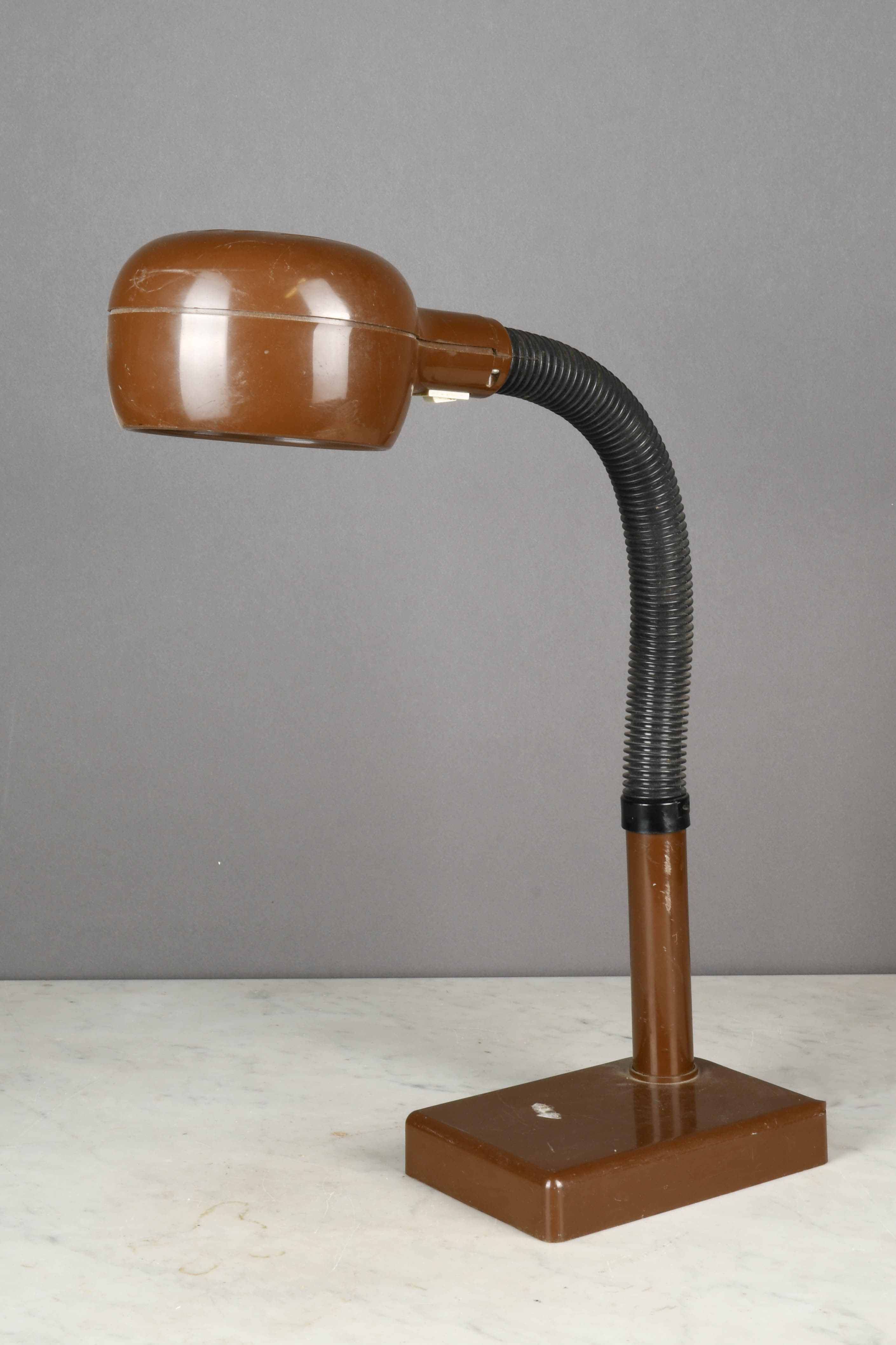 Brown Gooseneck Post Modern Desk Lamp | Desk Lamps | Collection | City ...