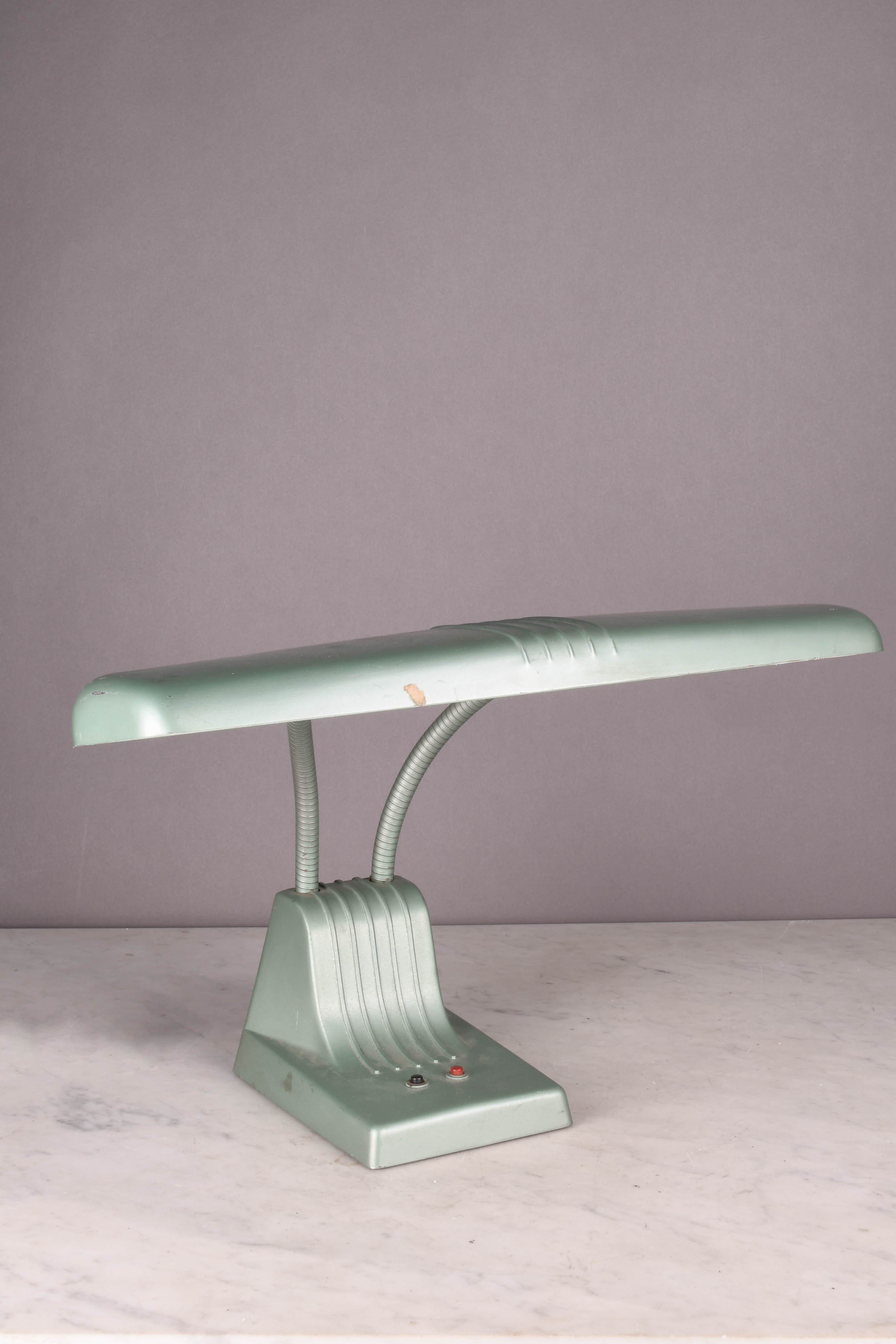 Green Mid Century Fluorescent Desk Lamp | Desk Lamps | Collection ...