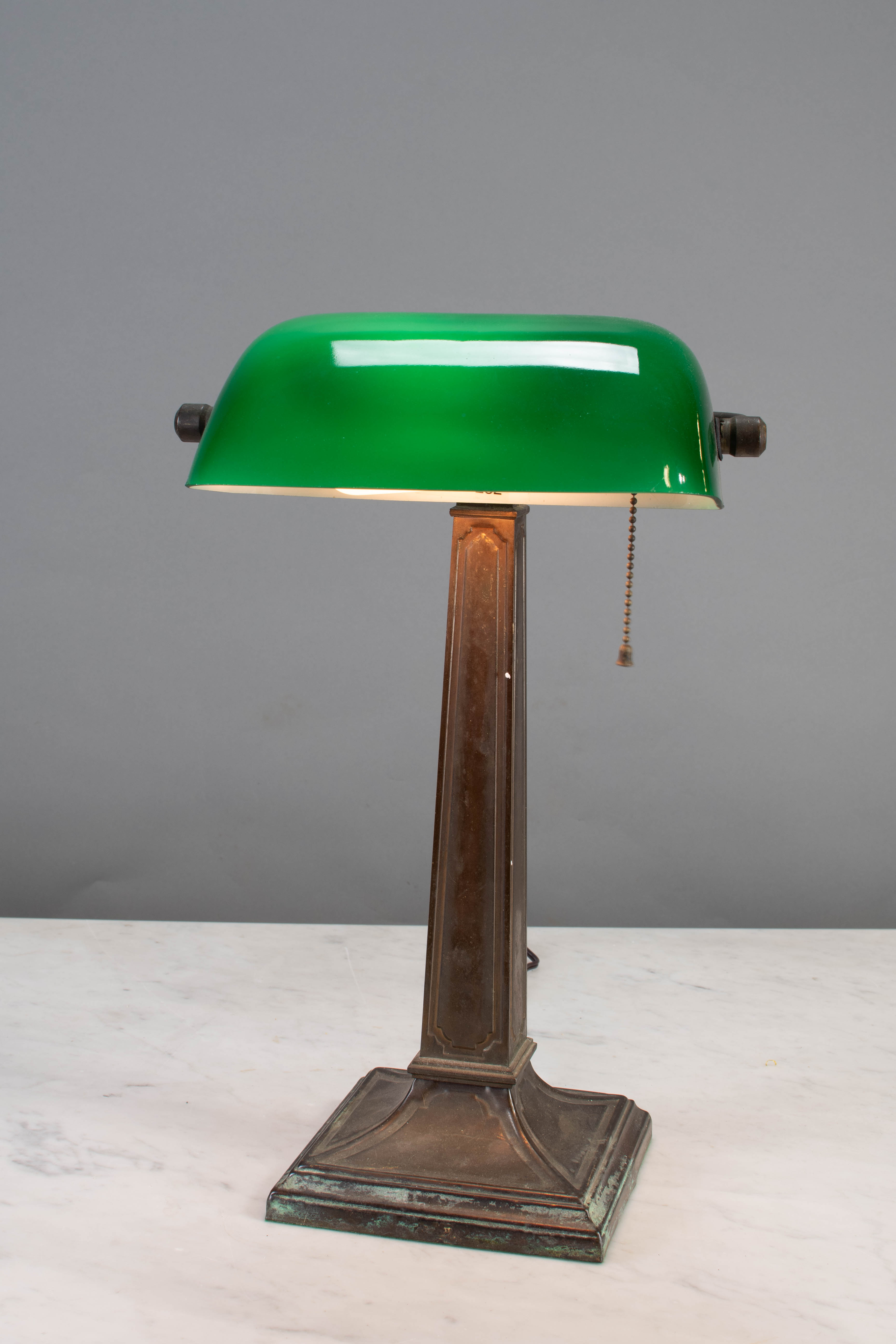 Bronze Banker's Lamp | Desk Lamps | Collection | City Knickerbocker ...