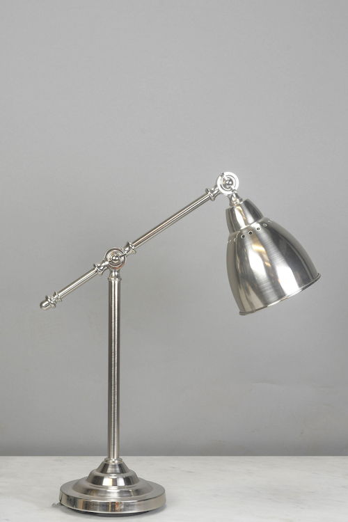 Silver Adjustable Desk Lamp | Desk Lamps | Collection | City ...