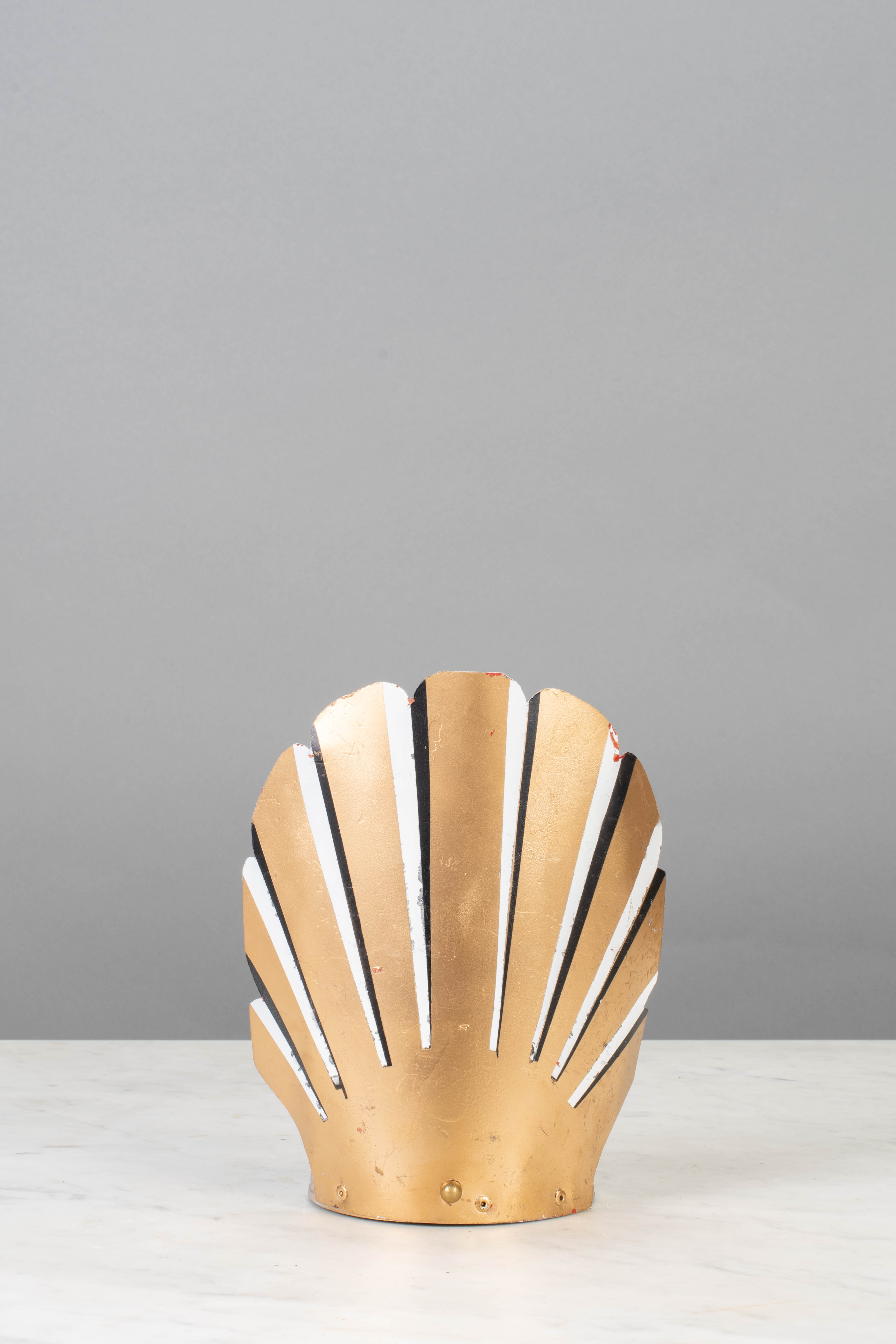 Painted Brass Shell Stage Footlight | Floor Lamps | Collection | City ...