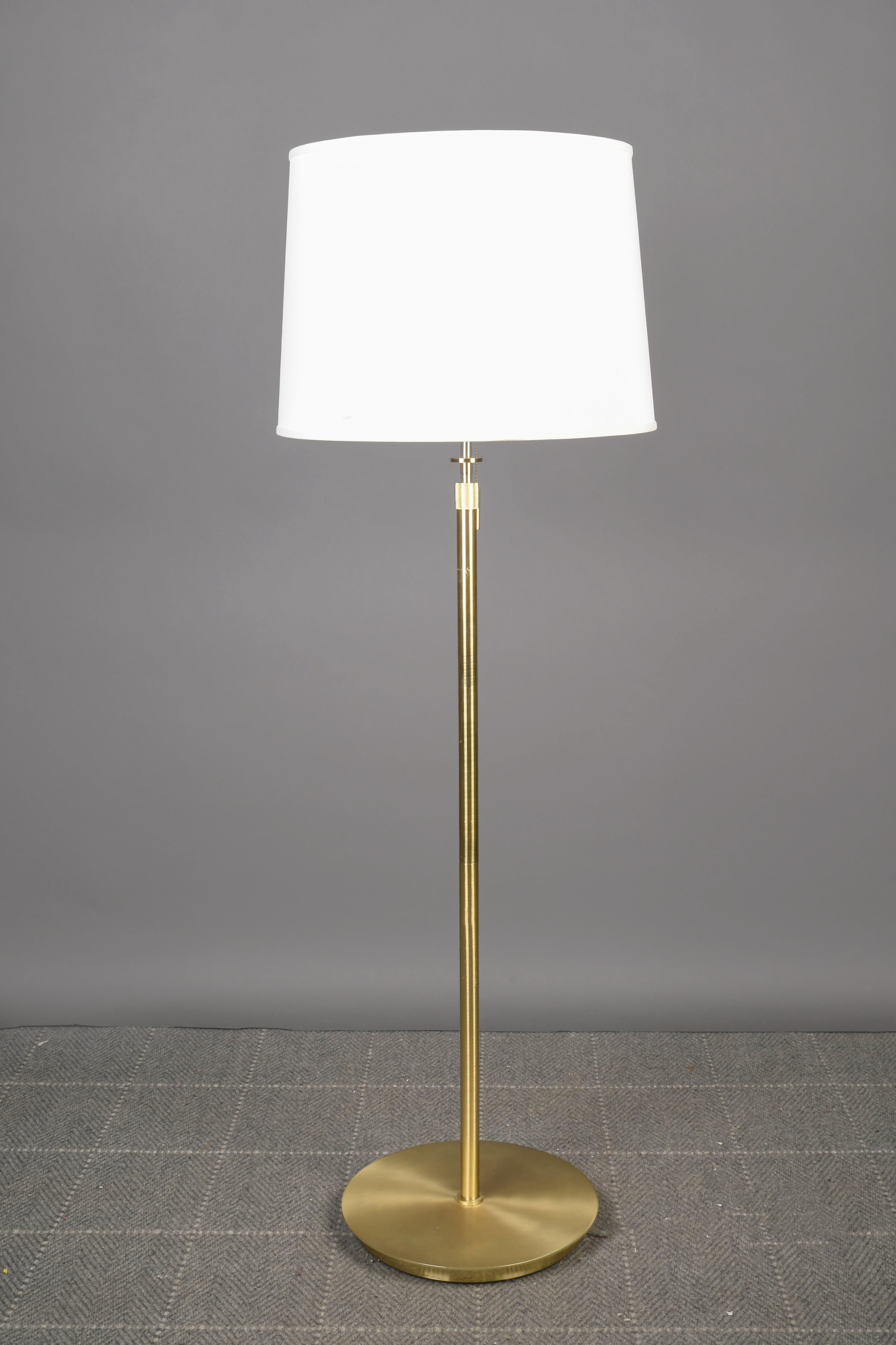Polished Brass Pole Floor Lamp | Floor Lamps | Collection | City ...