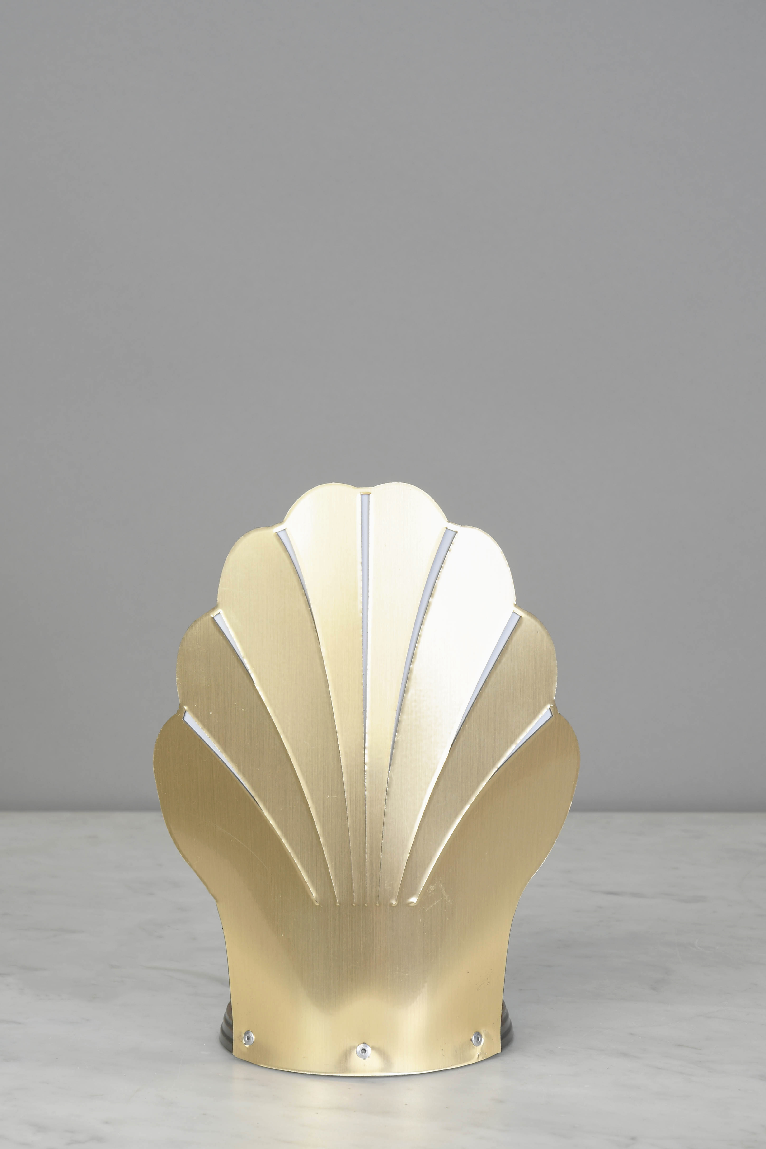 Plastic Brass Finished Shell Stage Footlight | Floor Lamps | Collection ...