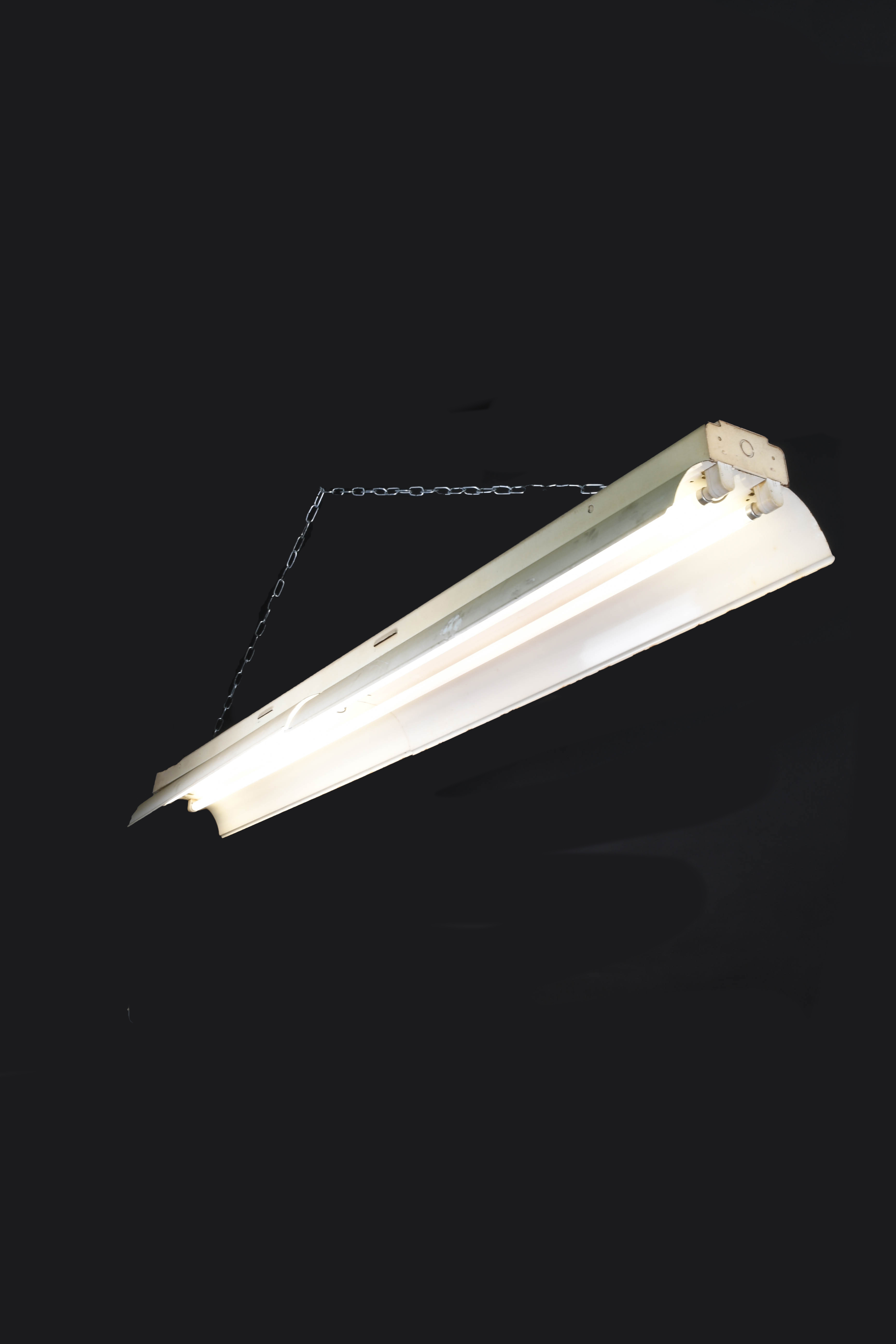 8' Two Bulb Warehouse Fluorescent w/Deep Flaps (Available as Hanging or ...