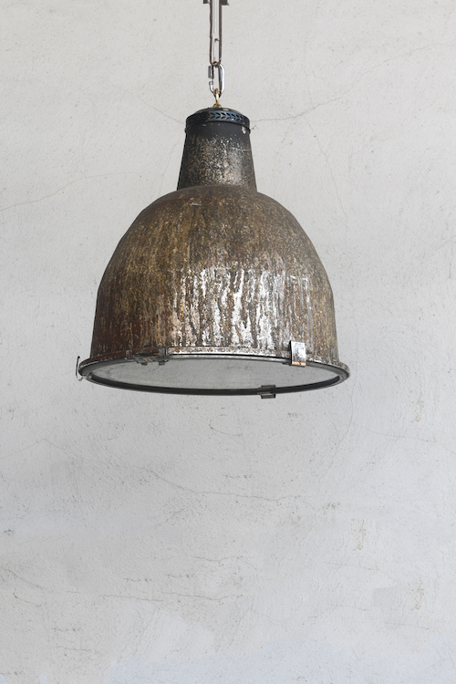 Distressed Industrial Hanging Dome | Hanging Fixtures | Collection ...