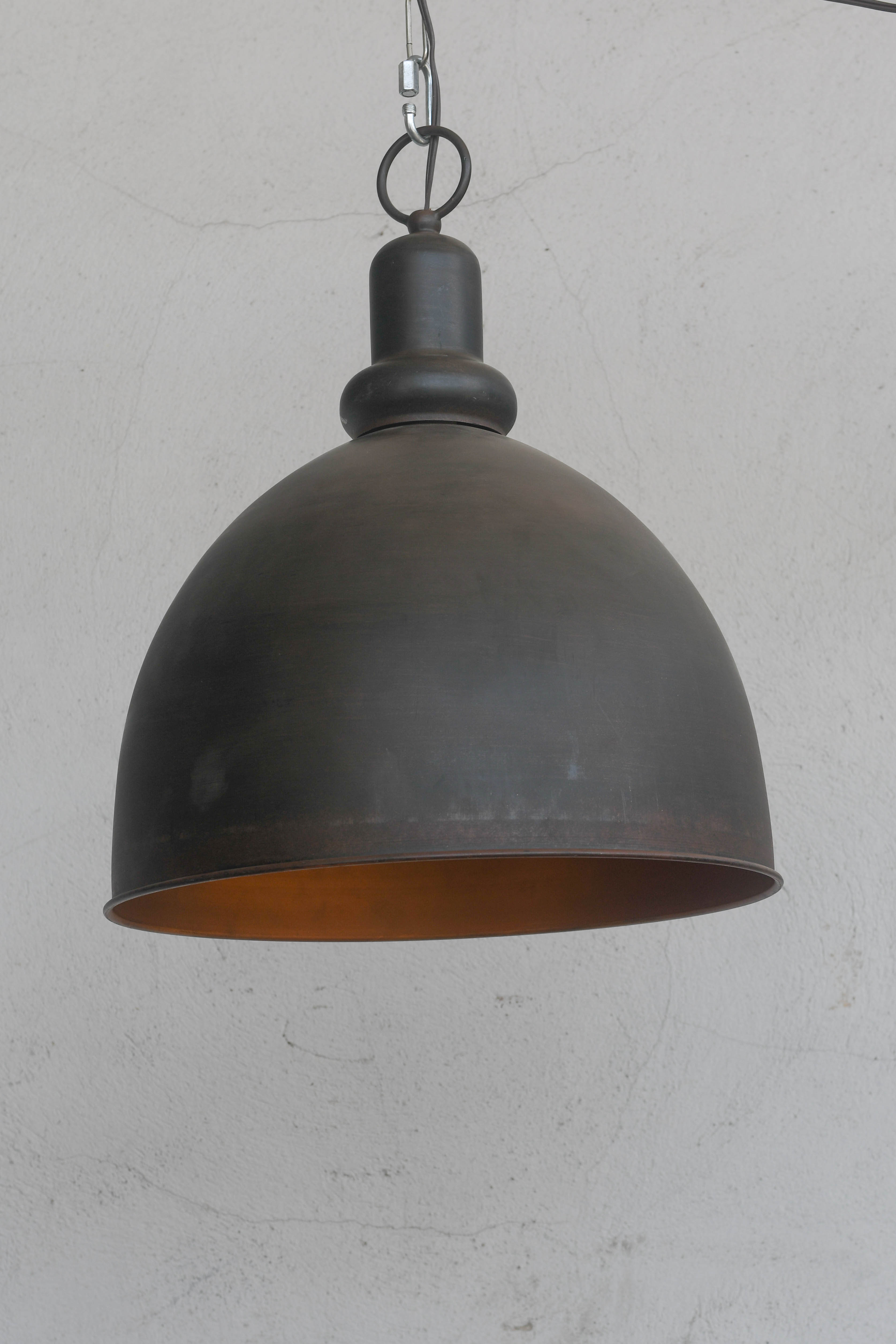 Bronze Industrial Hanging Dome | Hanging Fixtures | Collection | City ...
