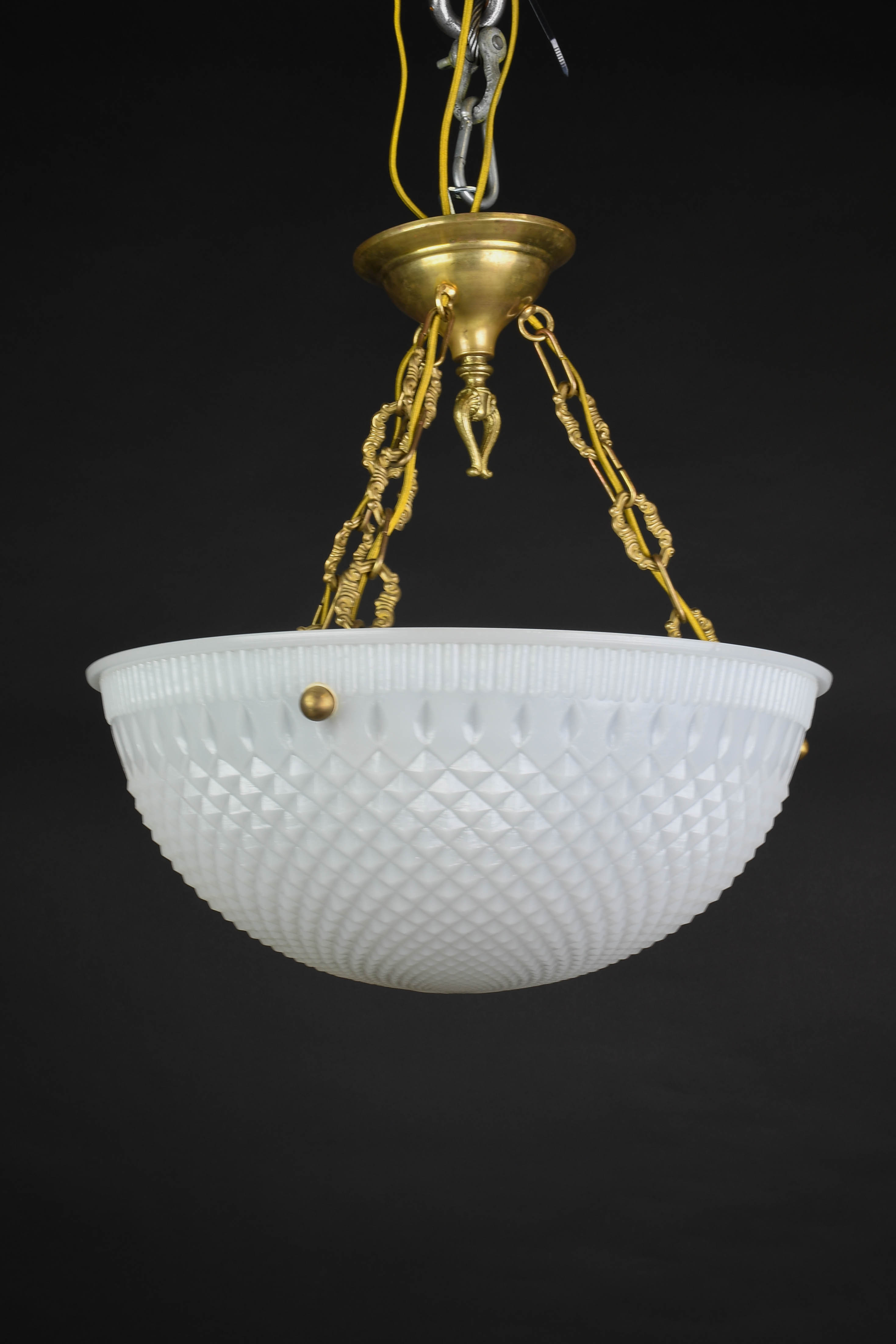 Glass Bowl Semi-Flush Hanging Fixture | Hanging Fixtures | Collection ...
