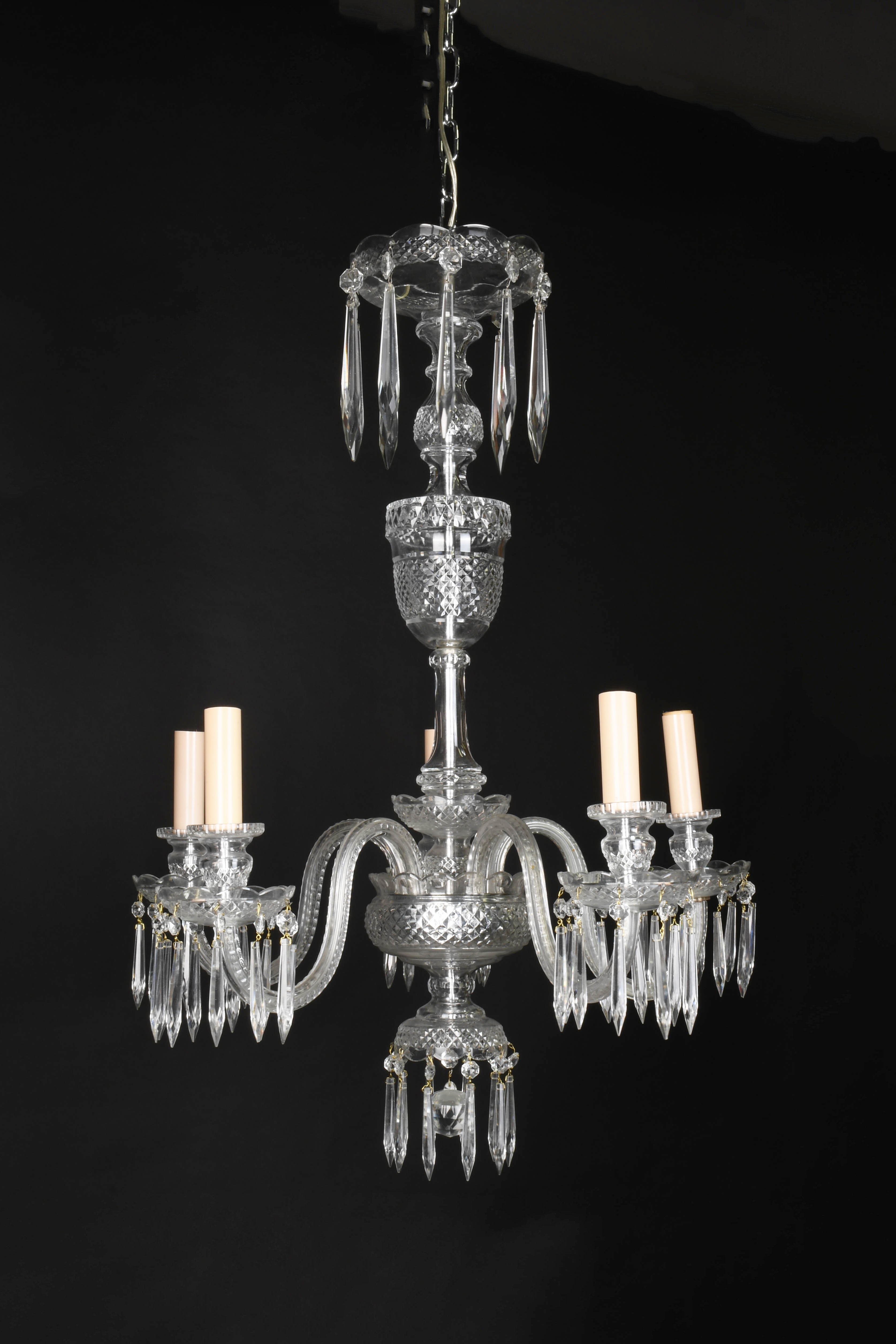 Five Light Crystal Chandelier | Hanging Fixtures | Collection | City ...