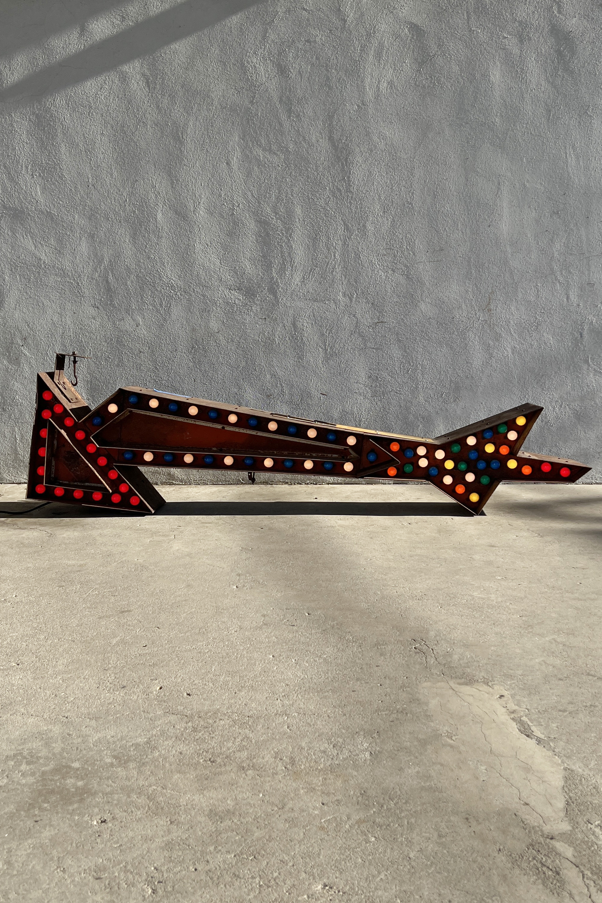 Metal Vegas Arrow Hanging Fixture (Double Sided) | Hanging Fixtures ...