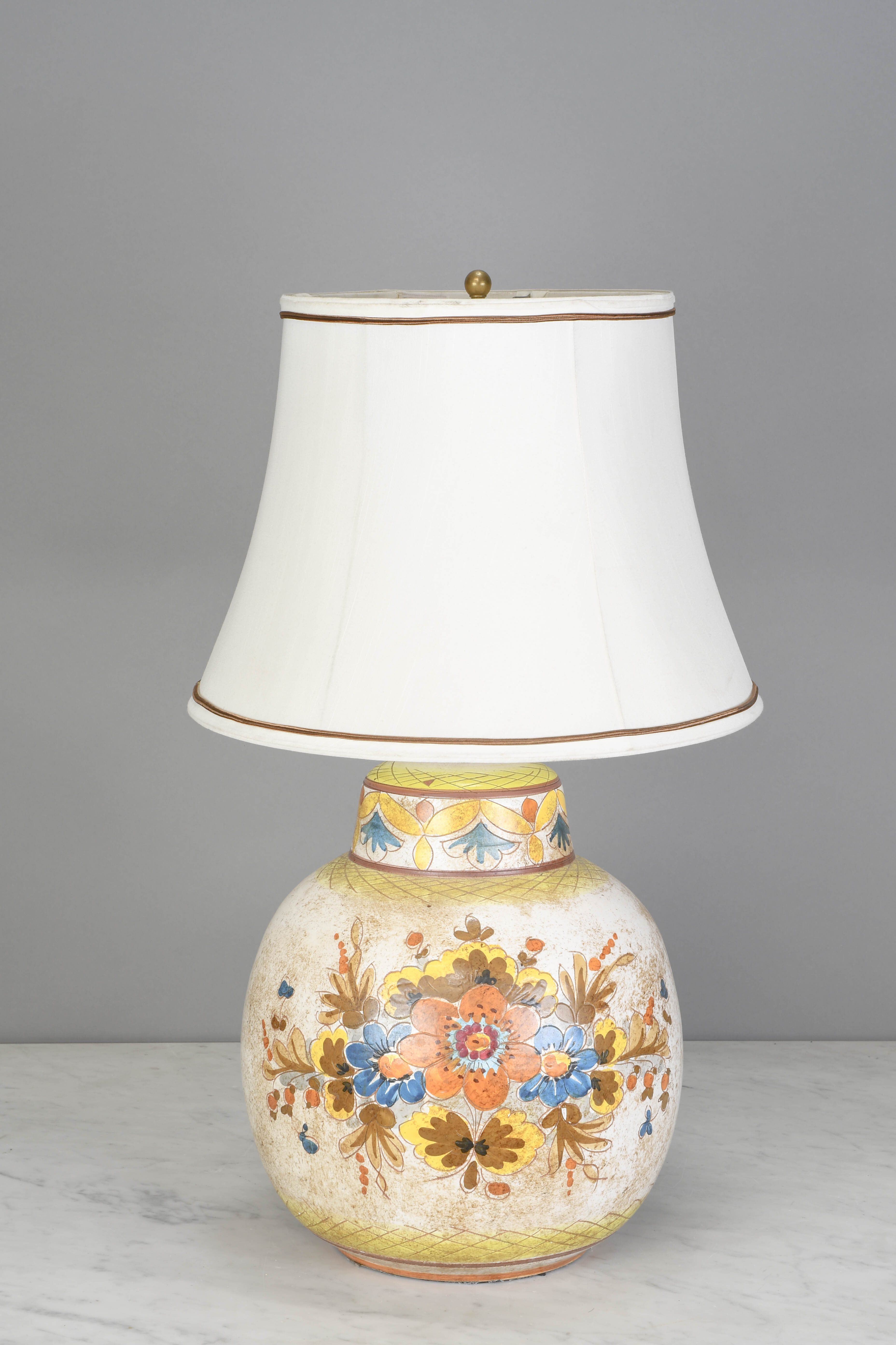 Floral Painted Cermaic Table Lamp | Table Lamps | Collection | City ...
