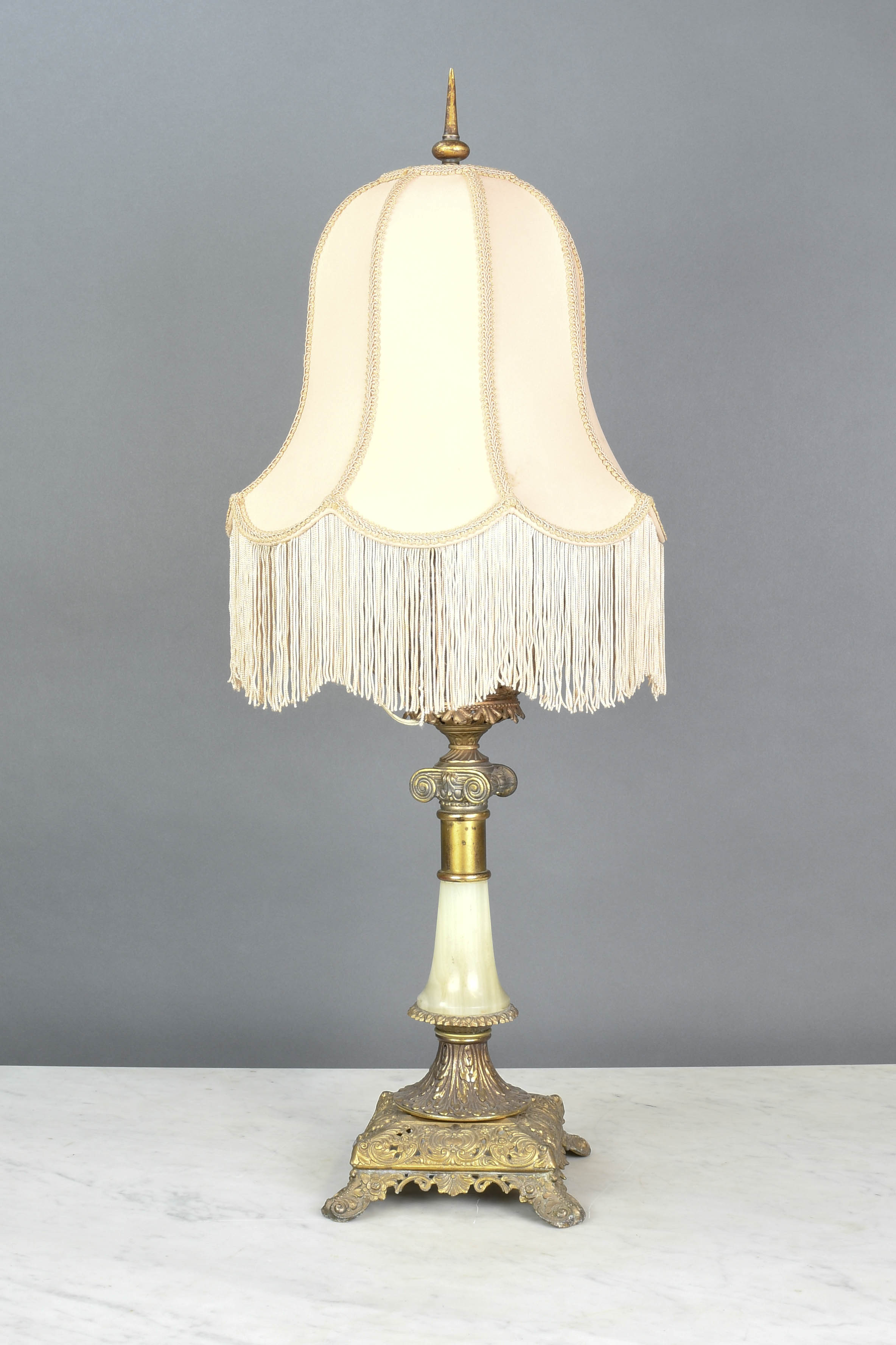 Footed Brass Oil Style Table Lamp | Table Lamps | Collection | City ...
