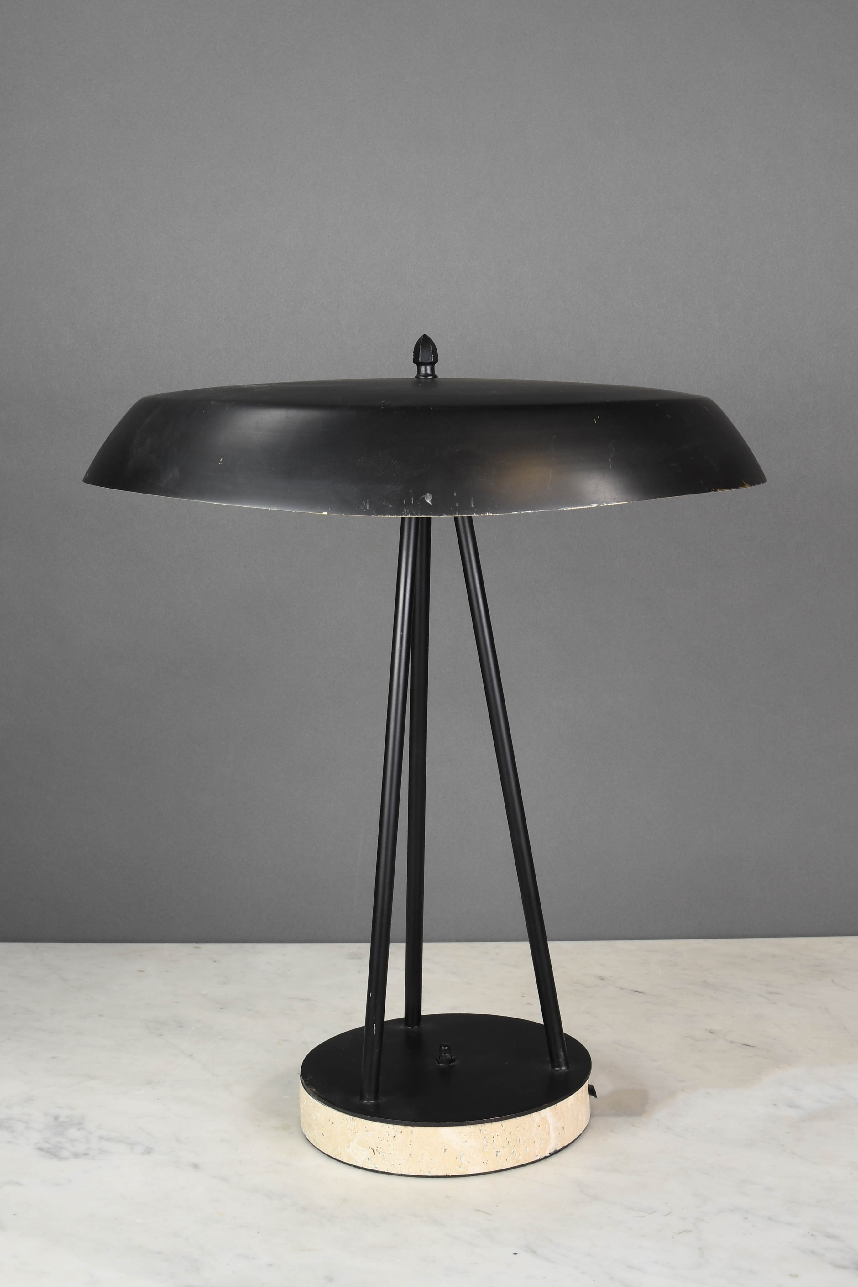 Black Metal Shaded Table Lamp | Table Lamps | Collection | City ...