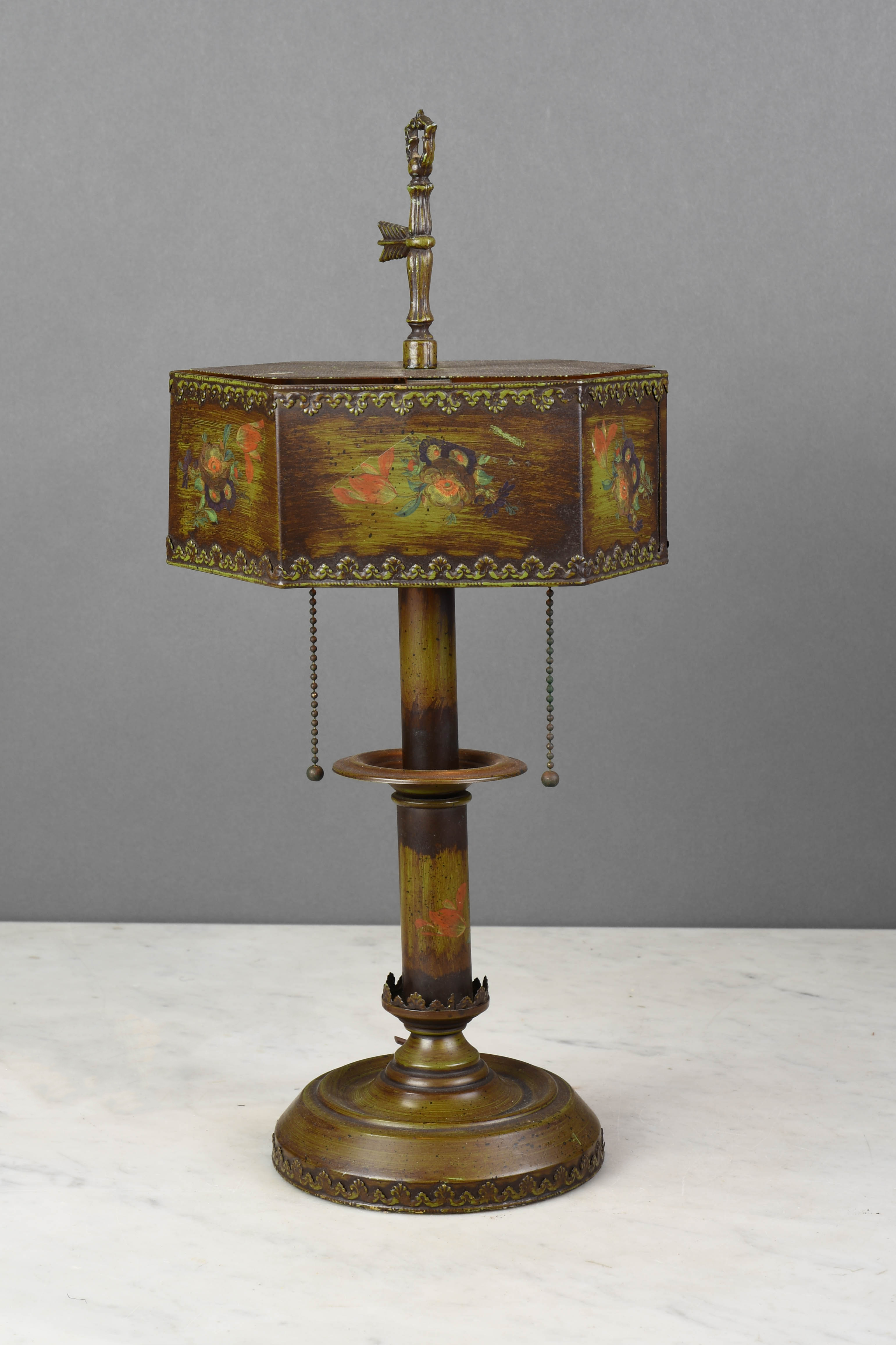 Metal Shaded Single Candle Table Lamp | Table Lamps | Collection | City ...