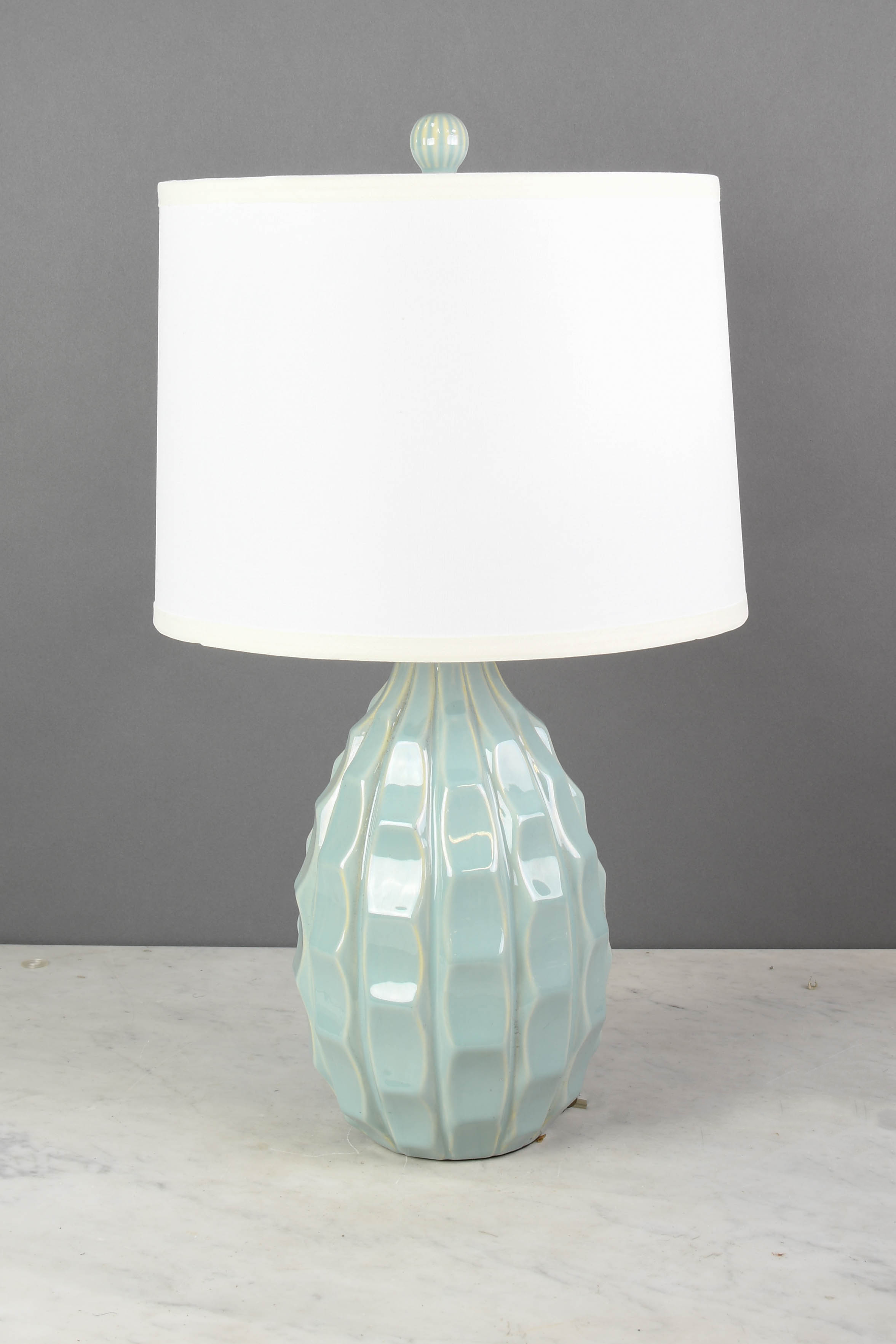 Light Blue Ceramic Table Lamp | Table Lamps | Collection | City ...
