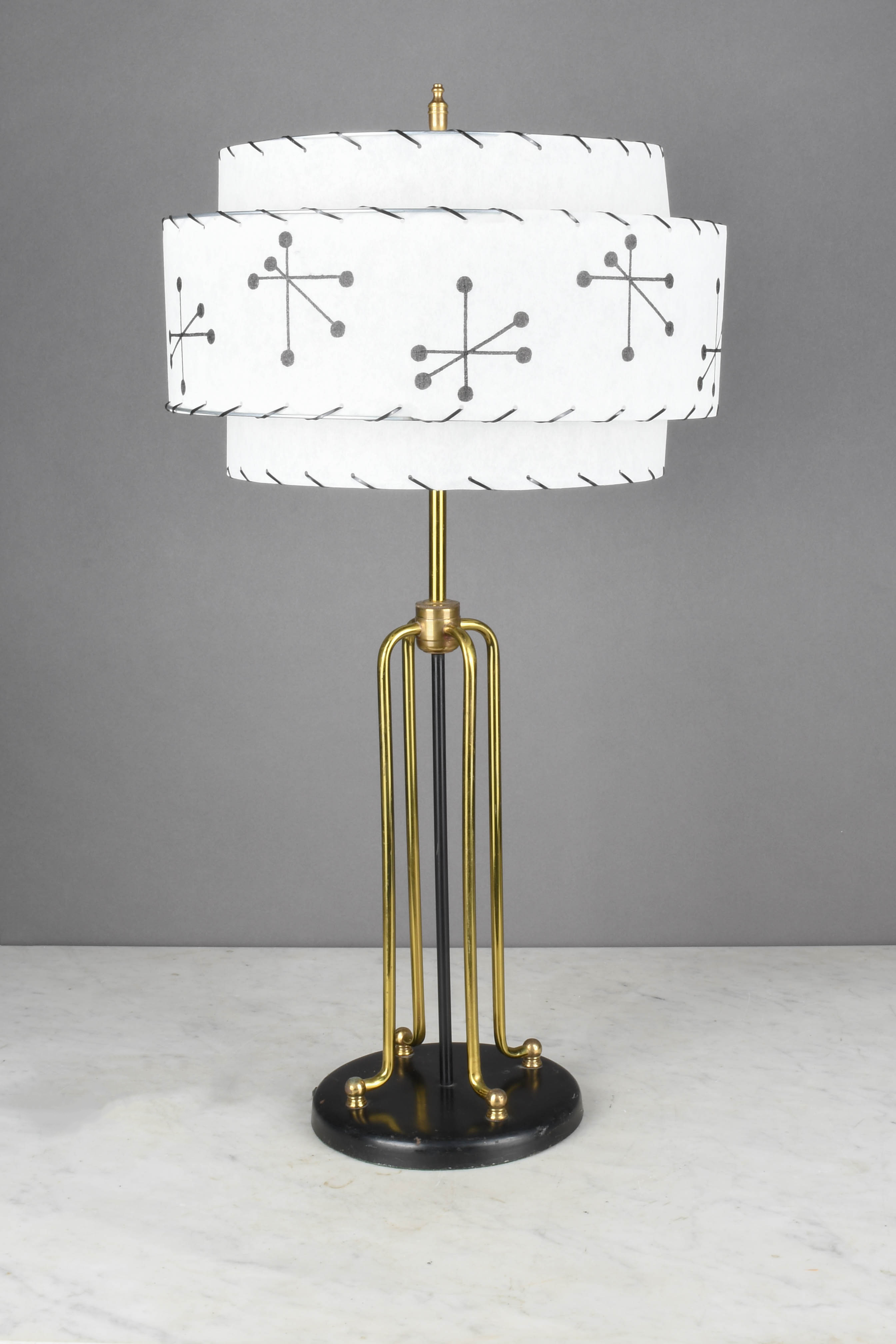 Black & Brass Mid Century Table Lamp | Table Lamps | Collection | City ...