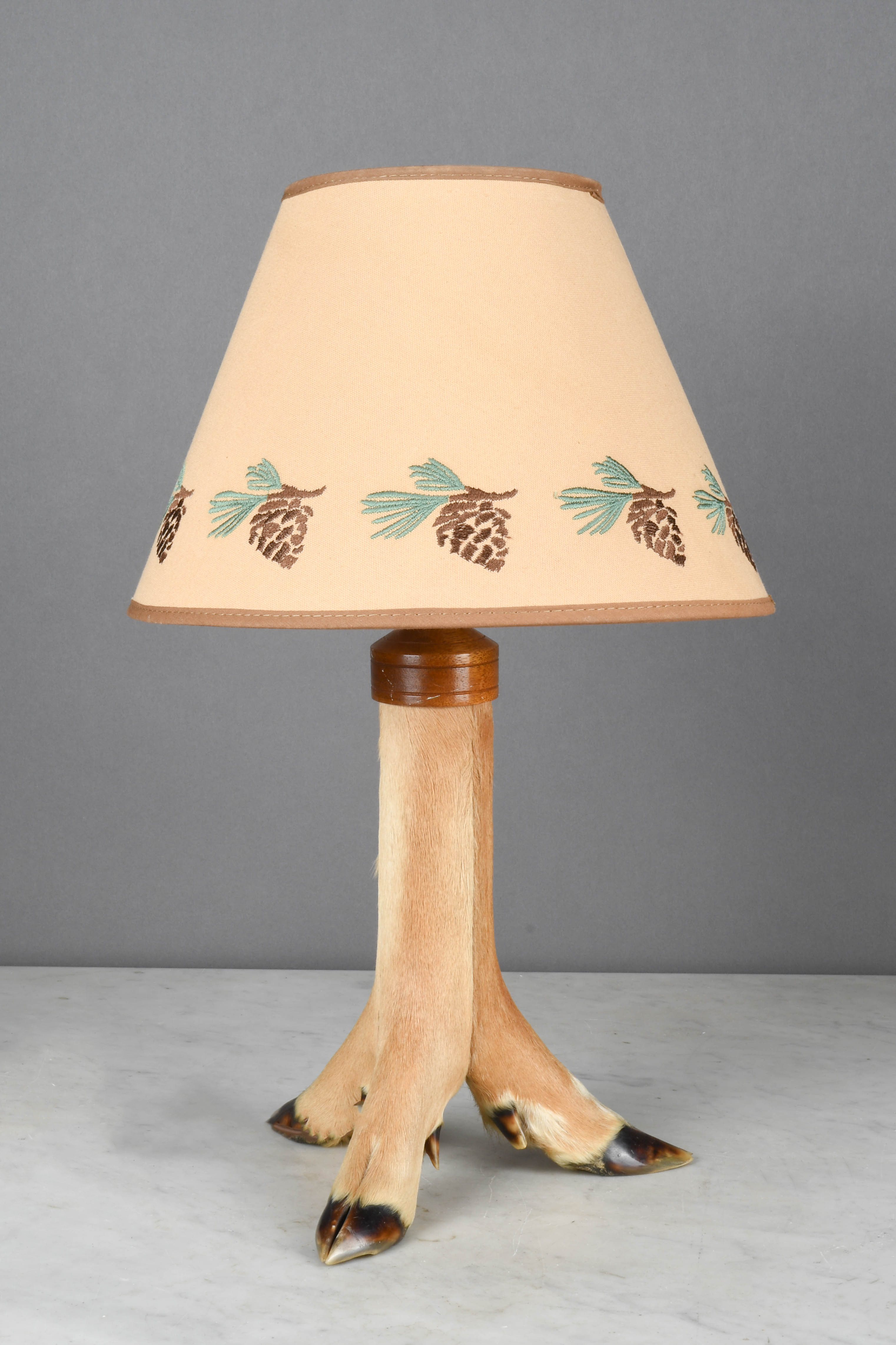 Animal Skin Three Footed Table Lamp | Table Lamps | Collection | City ...