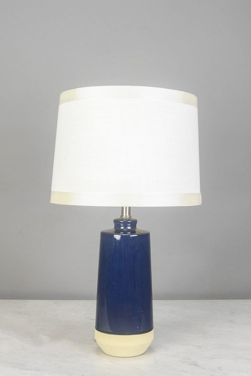 Navy Blue Ceramic Table Lamp | Table Lamps | Collection | City ...