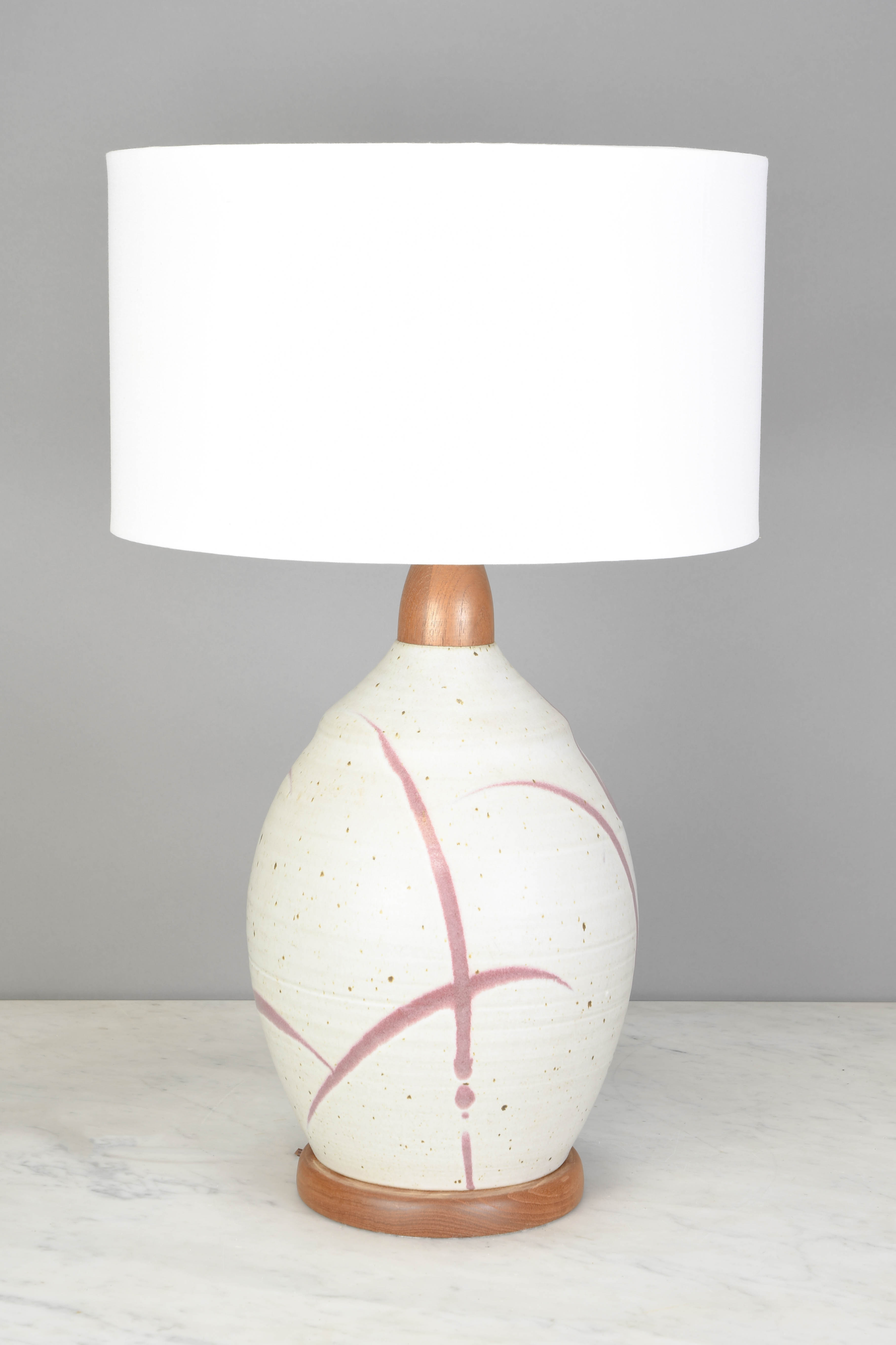 White Cermaic Abstract Table Lamp | Table Lamps | Collection | City ...