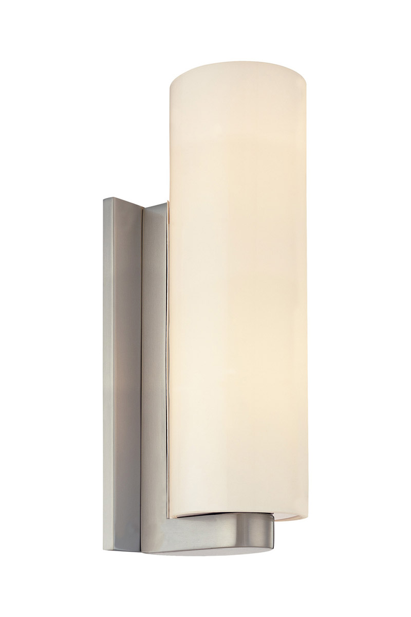 Nickel & Glass One Light Wall Sconce | Wall Lights | Collection | City ...