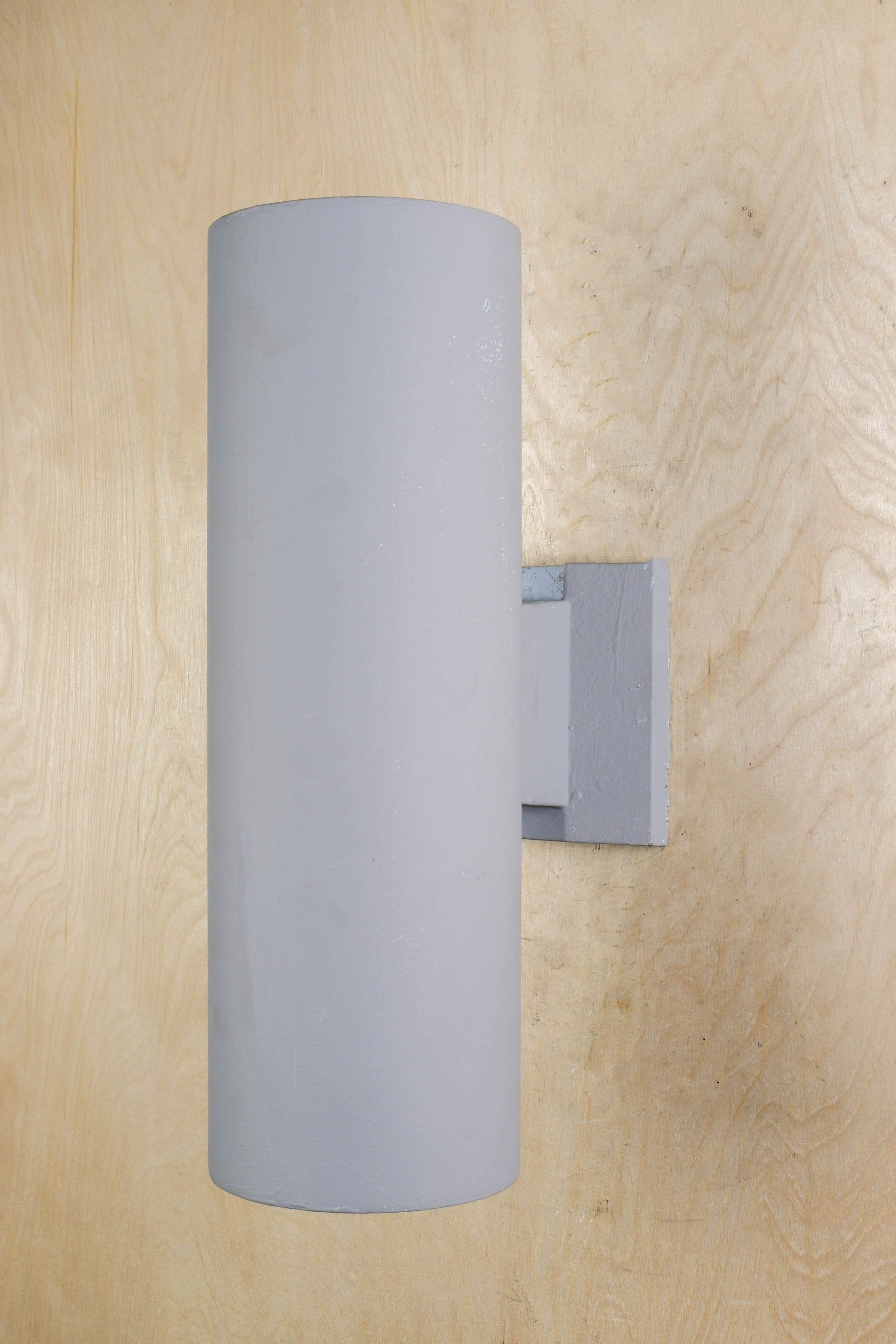 Painted Gray Two Light Can Wall Sconce | Wall Lights | Collection ...