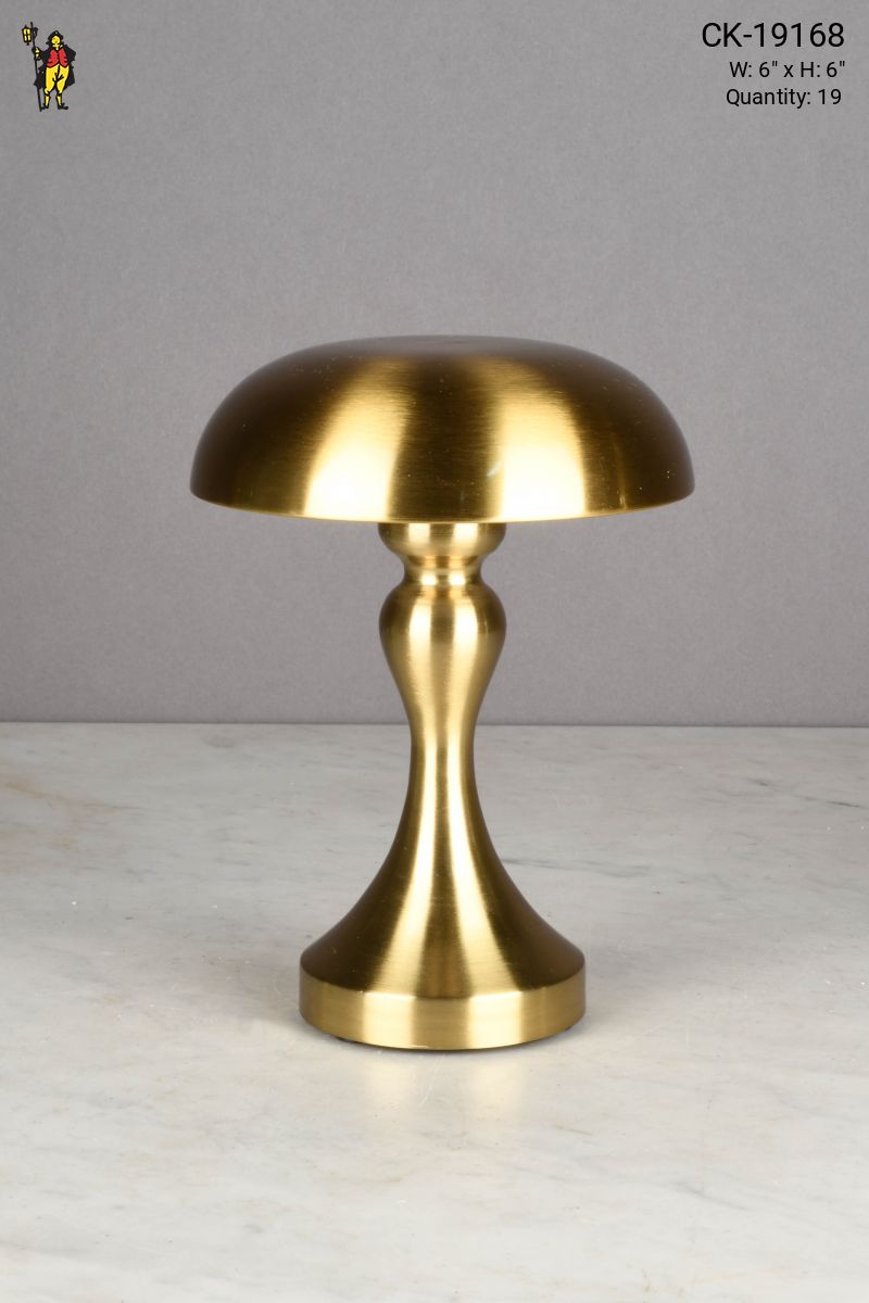 Brass Rechargeable LED Table Lamp | Cafe Table Lamps | Collection ...