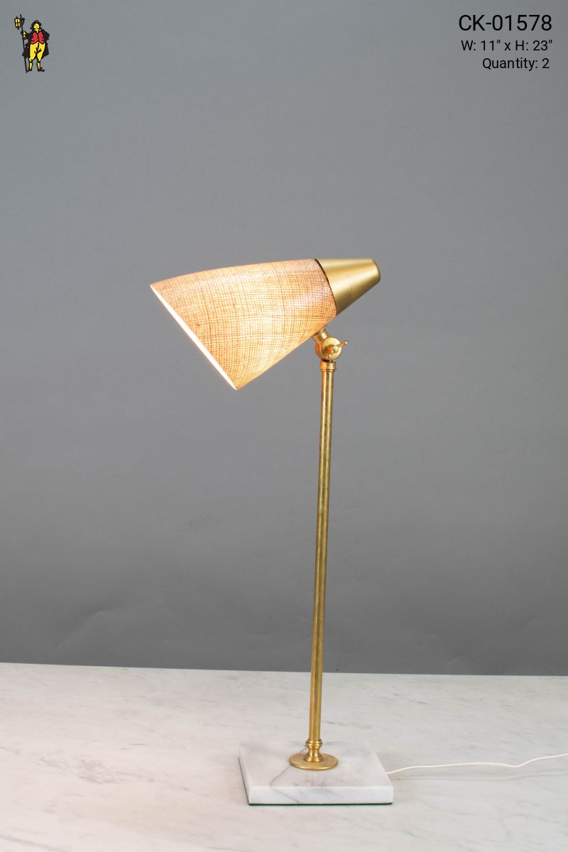 Mid Century Modern Bullet Reflector Table Lamp | Table Lamps ...
