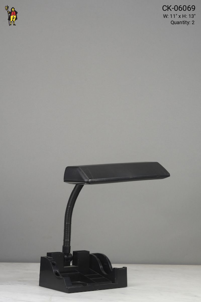 Black Plastic Adjustable Desk Lamp | Desk Lamps | Collection | City ...