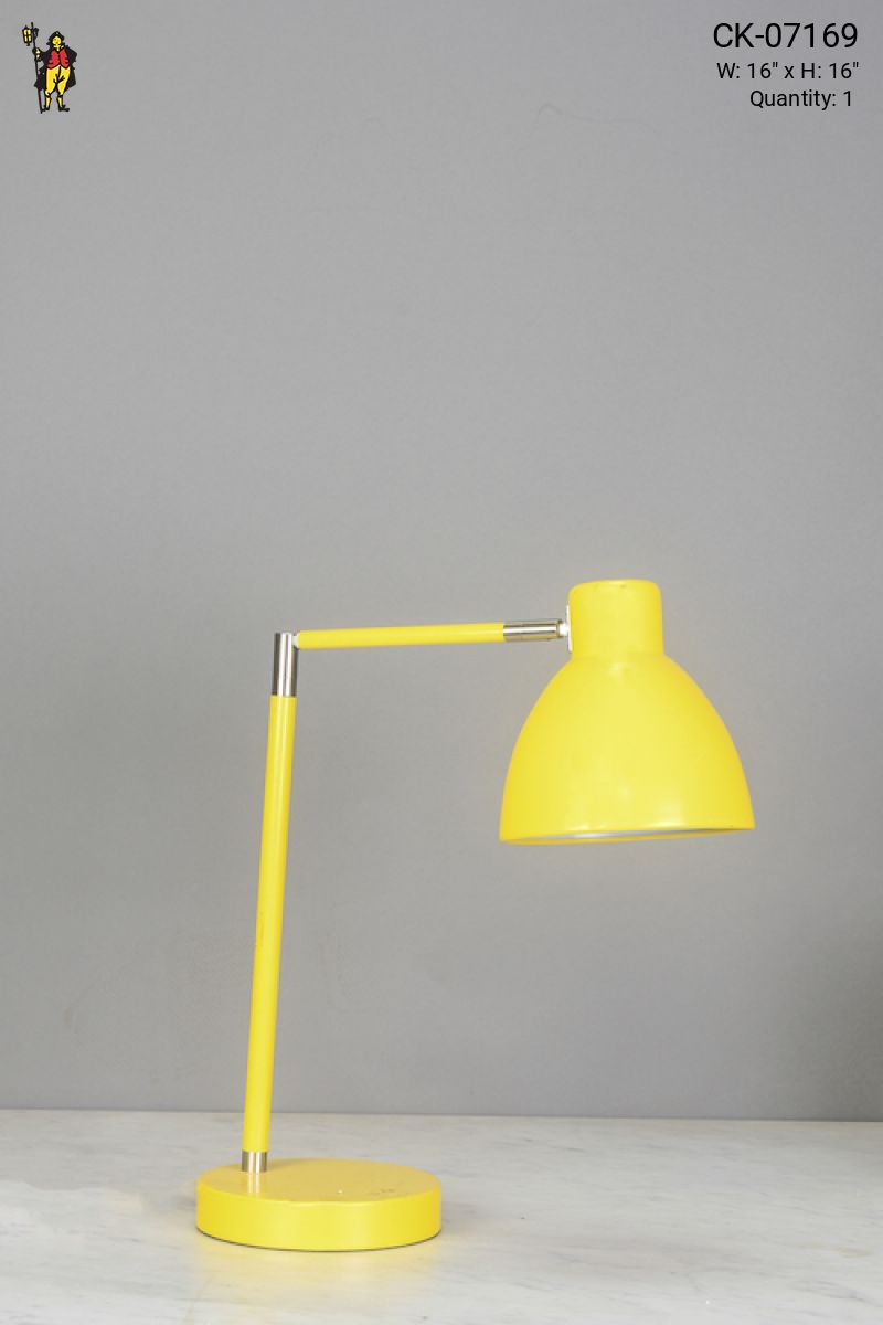 Yellow Mid Century Task Lamp | Desk Lamps | Collection | City ...