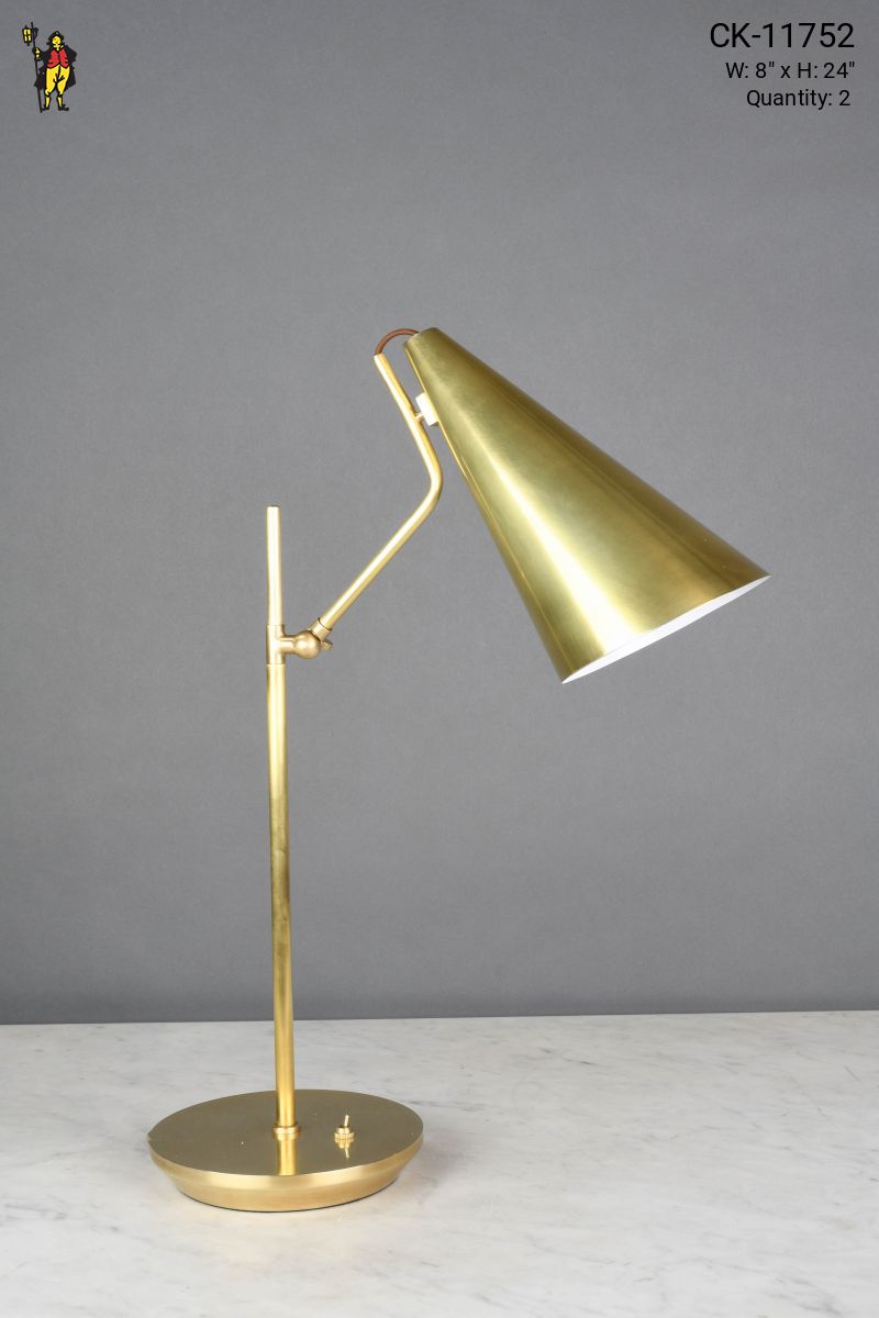 Mid Century Modern Brass Desk Lamp | Desk Lamps | Collection | City ...