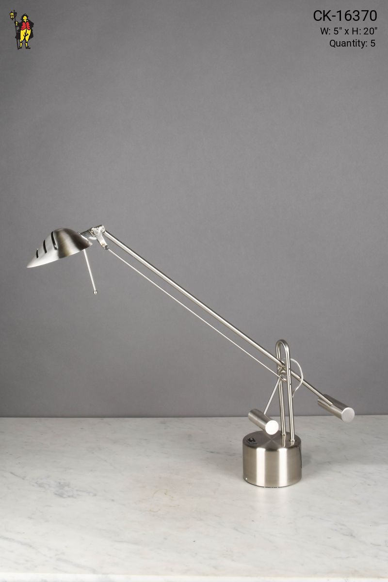 Nickel Counterweight Halogen Desk Lamp | Desk Lamps | Collection | City ...