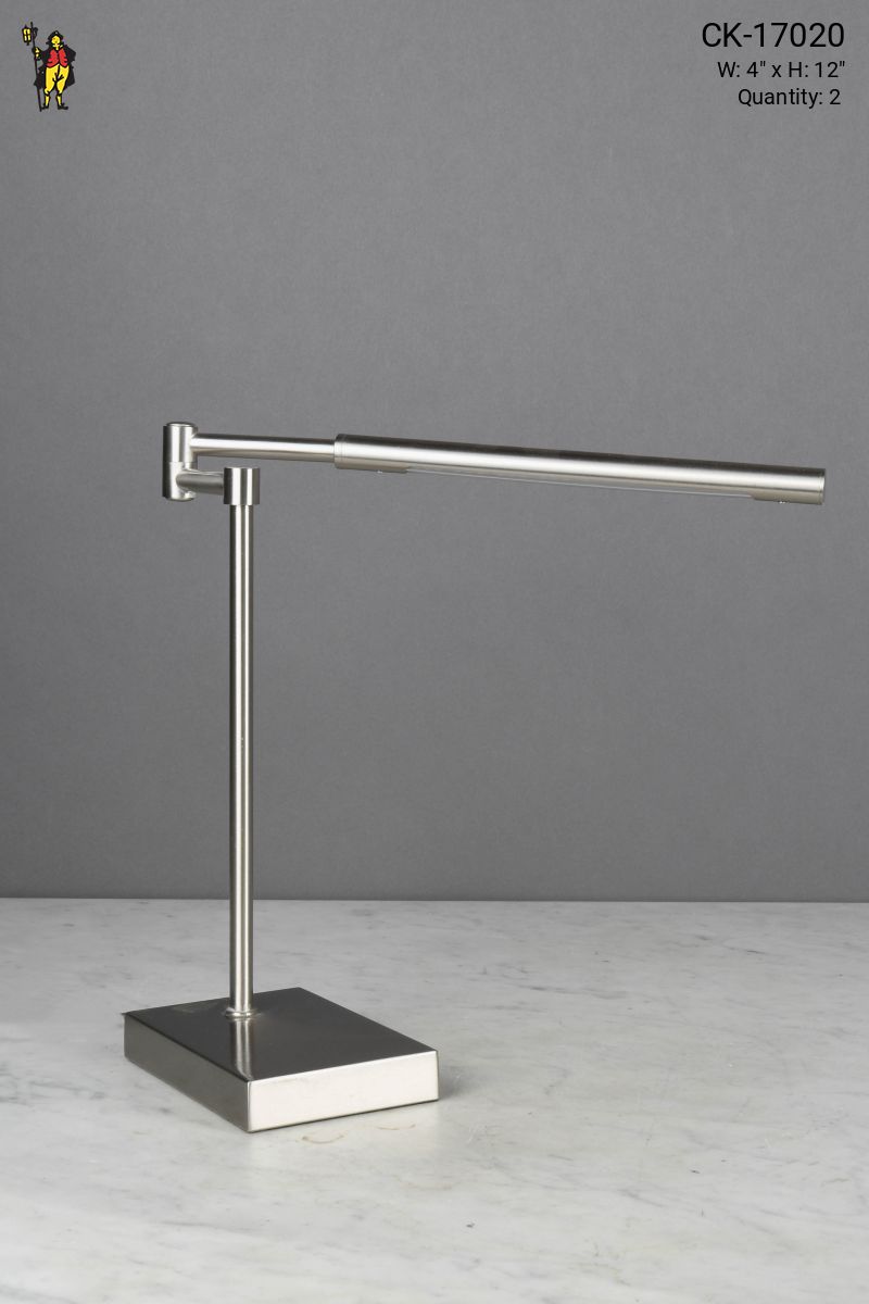 Nickel LED Swing Arm Desk Lamp | Desk Lamps | Collection | City ...
