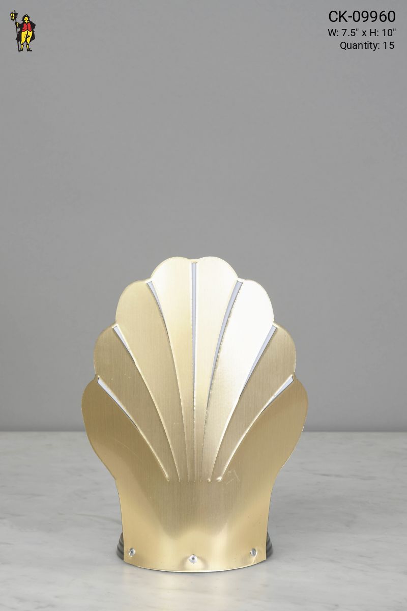 Plastic Brass Finished Shell Stage Footlight | Floor Lamps | Collection ...