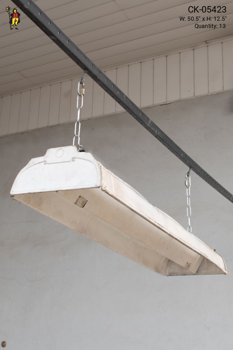 4' Two Bulb Warehouse Fluorescent Open Bottom | Fluorescents ...