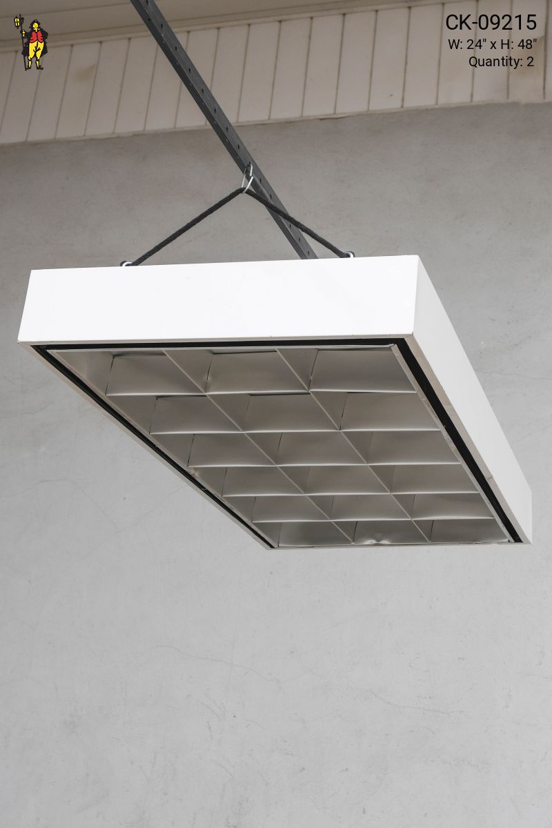 4' Flush Mount Box Fluorescent Fixture | Fluorescents | Collection ...