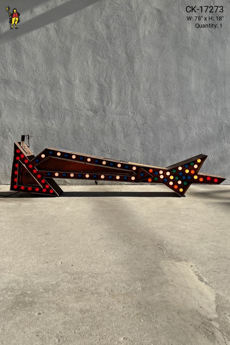 Metal Vegas Arrow Hanging Fixture (Double Sided) | Hanging Fixtures ...