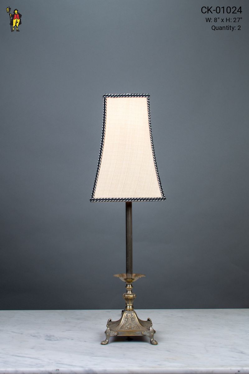 Footed Single Candle Table Lamp | Table Lamps | Collection | City ...