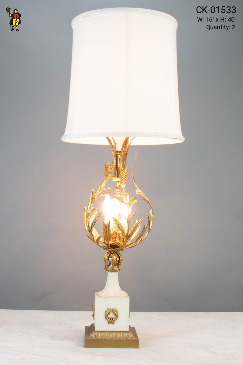 Floral Leaf Table Lamp | Table Lamps | Collection | City Knickerbocker ...