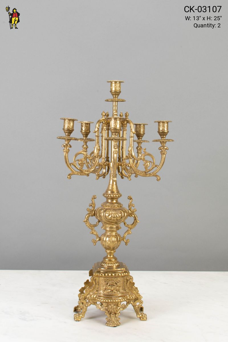 Five Light Non-Electric Candelabra | Table Lamps | Collection | City ...
