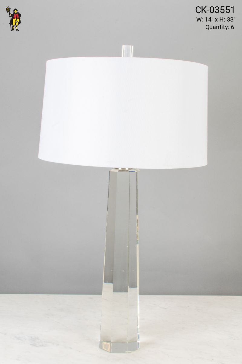 Tall Crystal Table Lamp | Table Lamps | Collection | City Knickerbocker ...