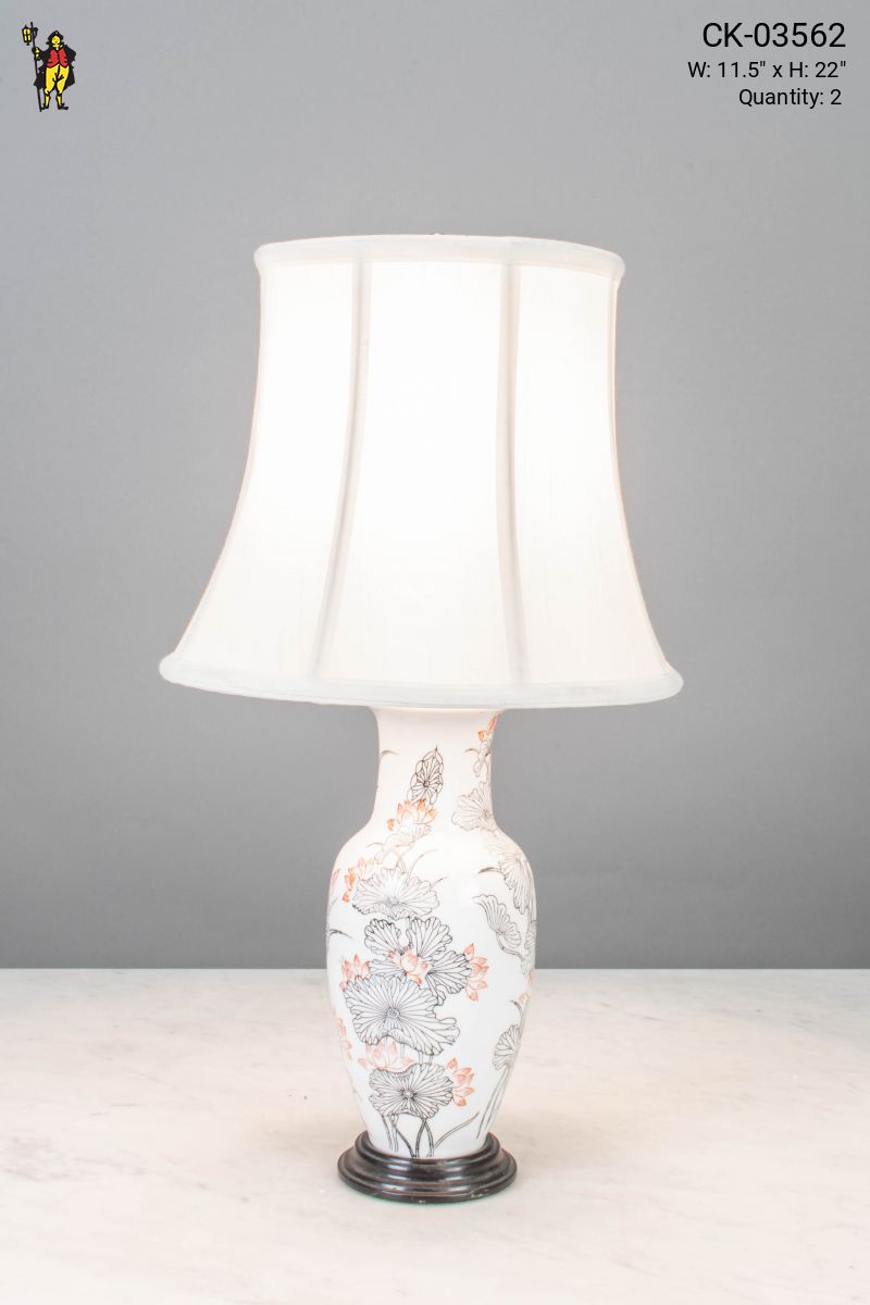 Traditional Painted Ceramic Table Lamp | Table Lamps | Collection ...