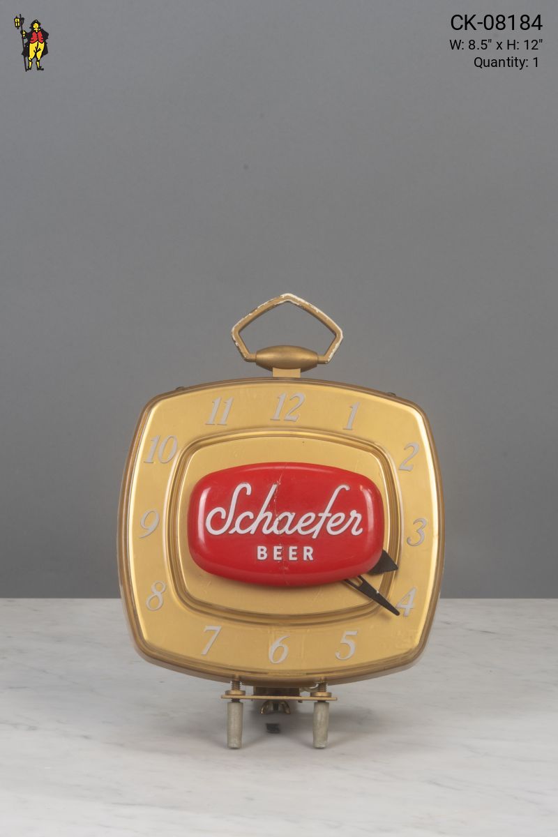 Schaefer Beer Clock | Table Lamps | Collection | City Knickerbocker ...